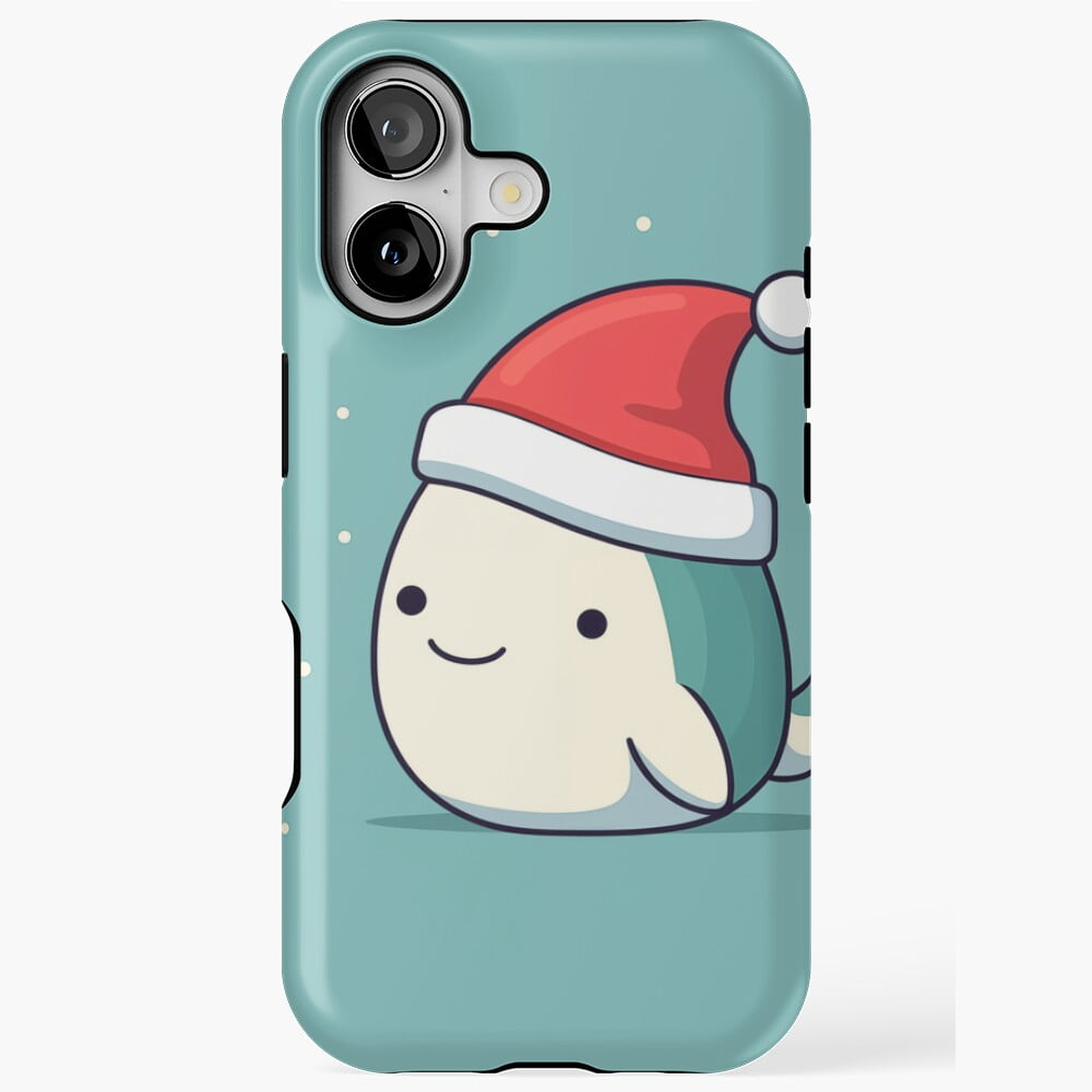 Adorable Holiday Christmas Whale Festive Phone Case with iPhone 17 to ...