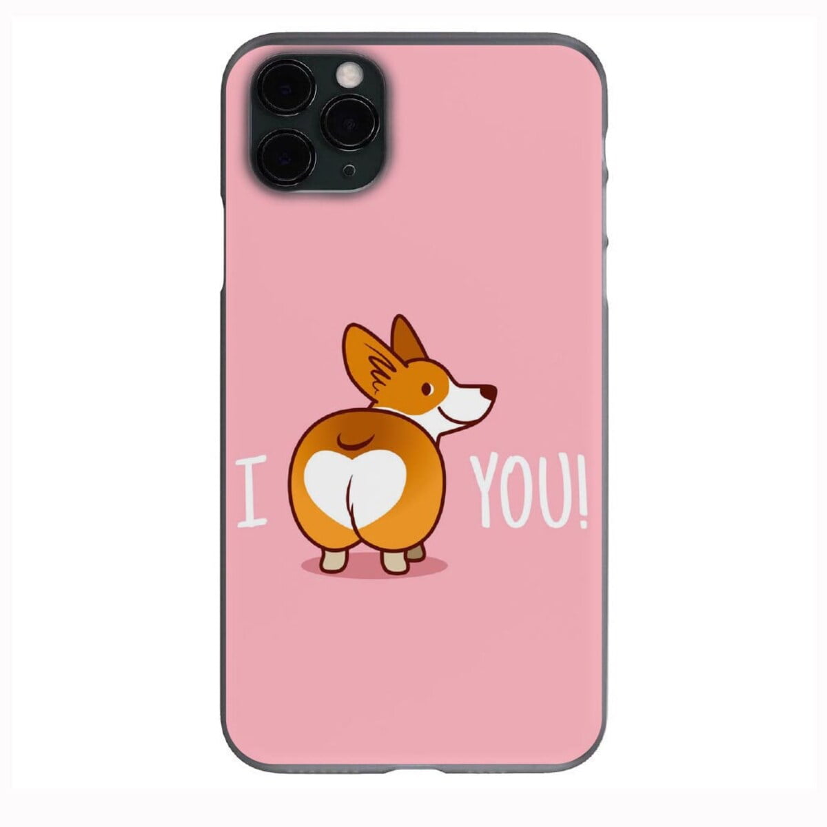 Adorable I Love You Corgi Dog Pattern Case for 17 16 15 14 13 12 11 Pro ...