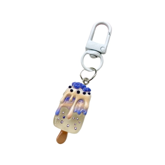 Adorable Ice Cream Keychain Lightweight Resin Key Holder Detailed ...