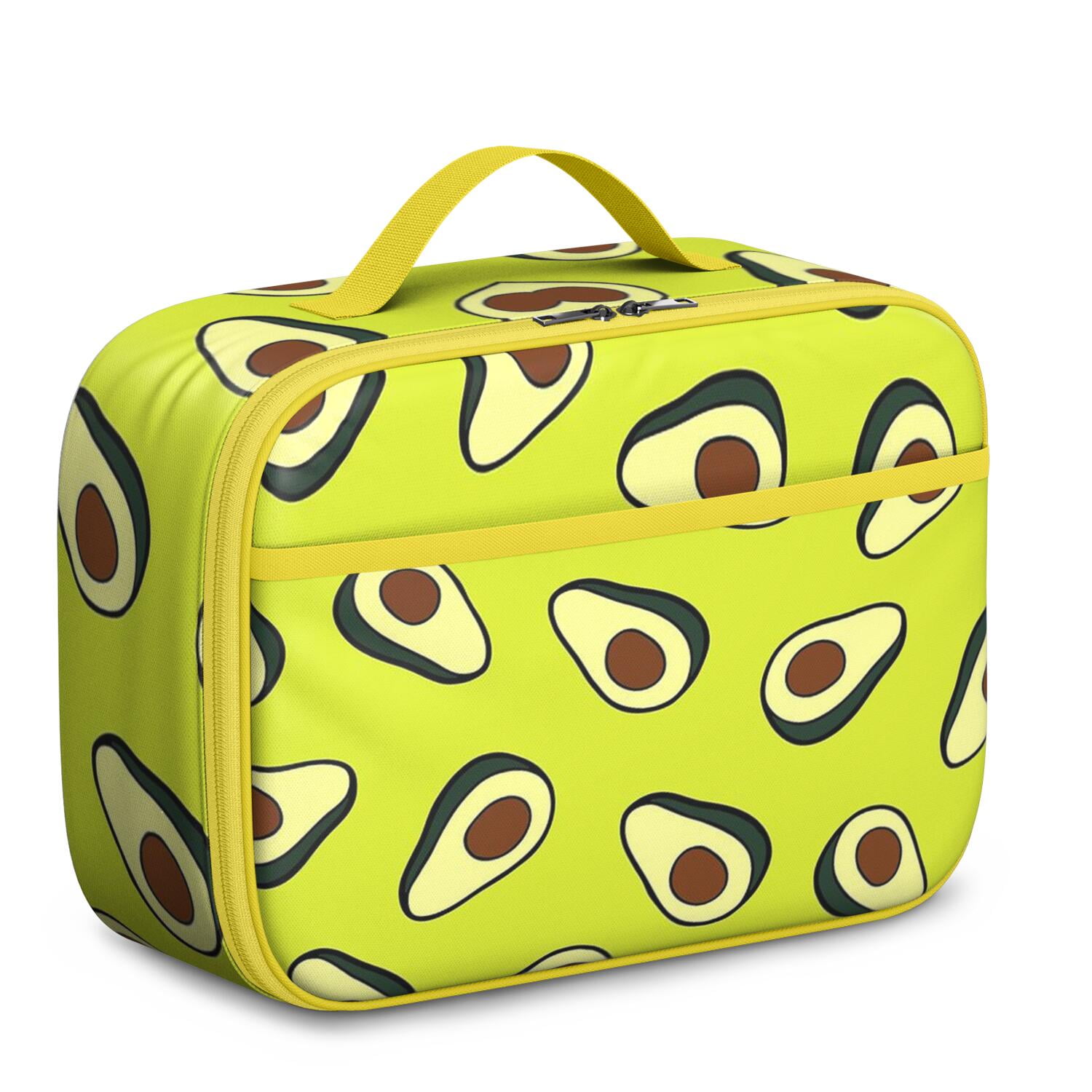 Adorable Kawaii Avocado Insulated Lunch Tote - Lightweight Lunch ...
