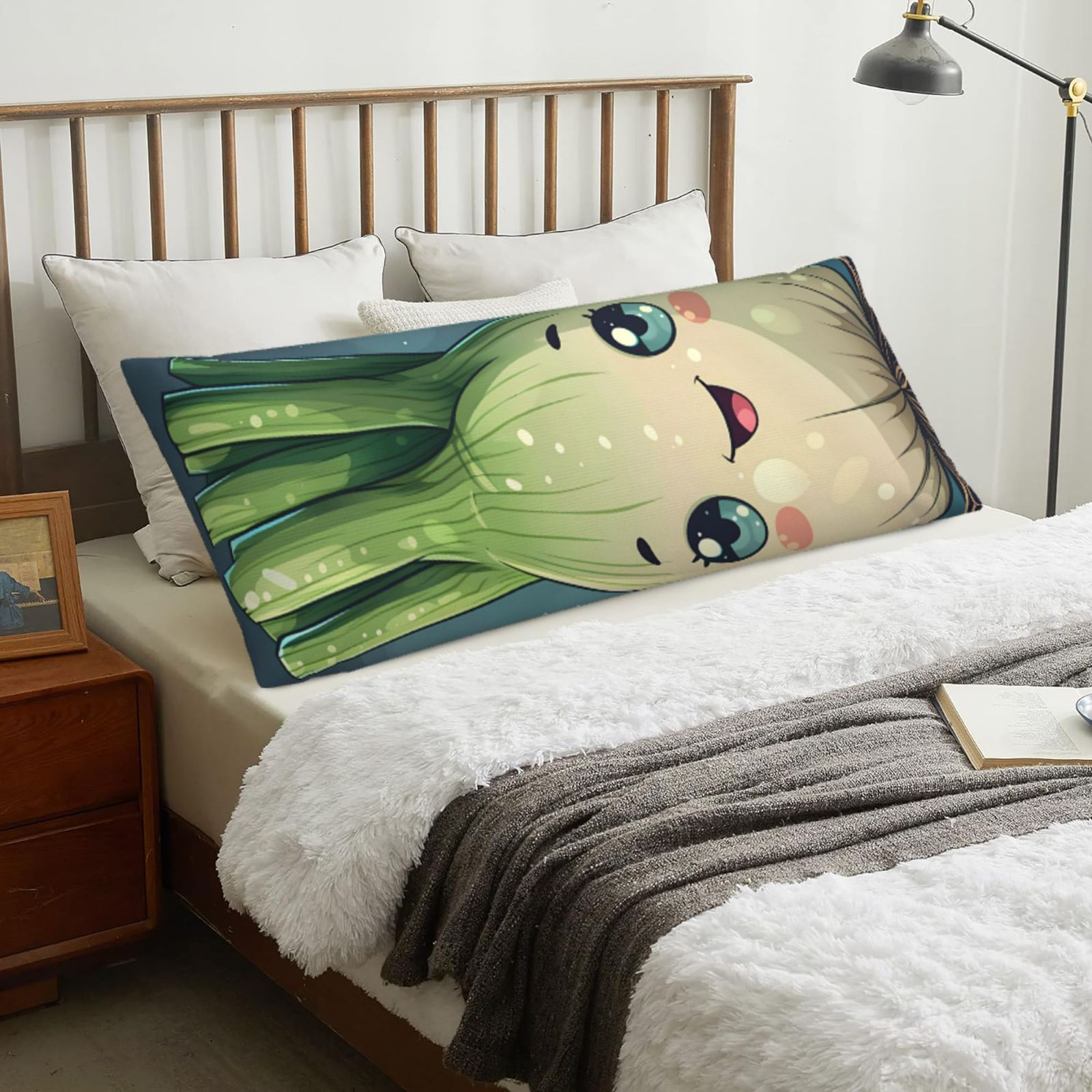 Adorable Kawaii Fennel Character Body Pillow Cover, Long Pillow Cover ...