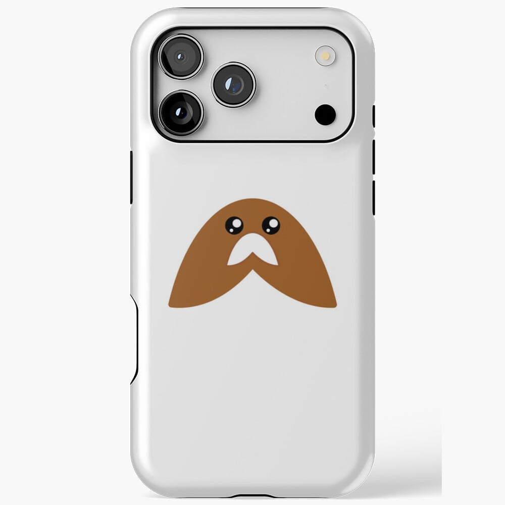Adorable Kawaii Light Brown Moustache Phone Cover for iPhone 11 12 13 ...
