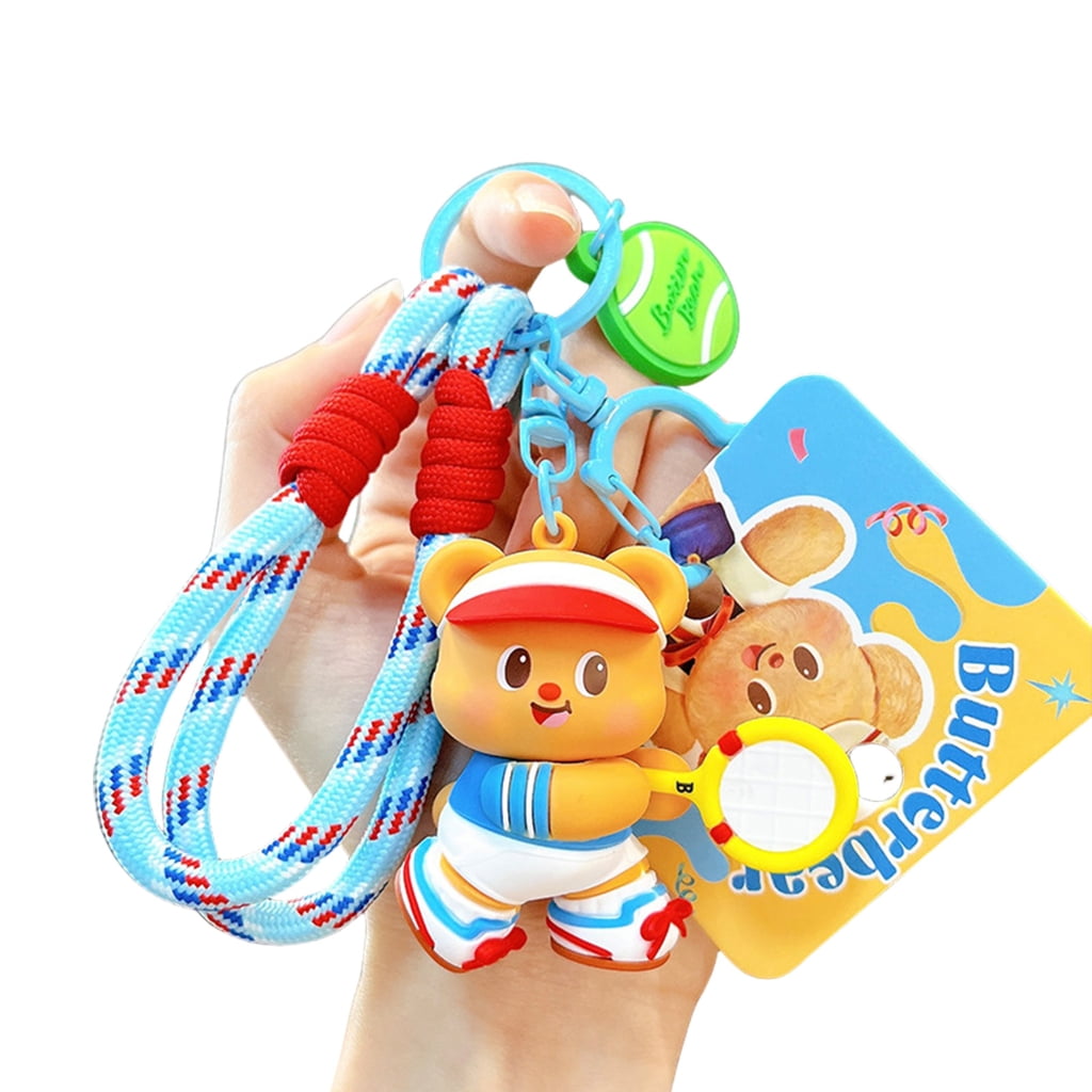 Adorable Keychain With Sporty Outfit Bag Decors Bag Pendant Birthday ...