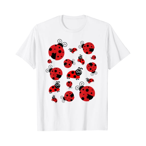 Adorable Ladybugs Everywhere T-shirt Women, Girls, Kids - Walmart.com