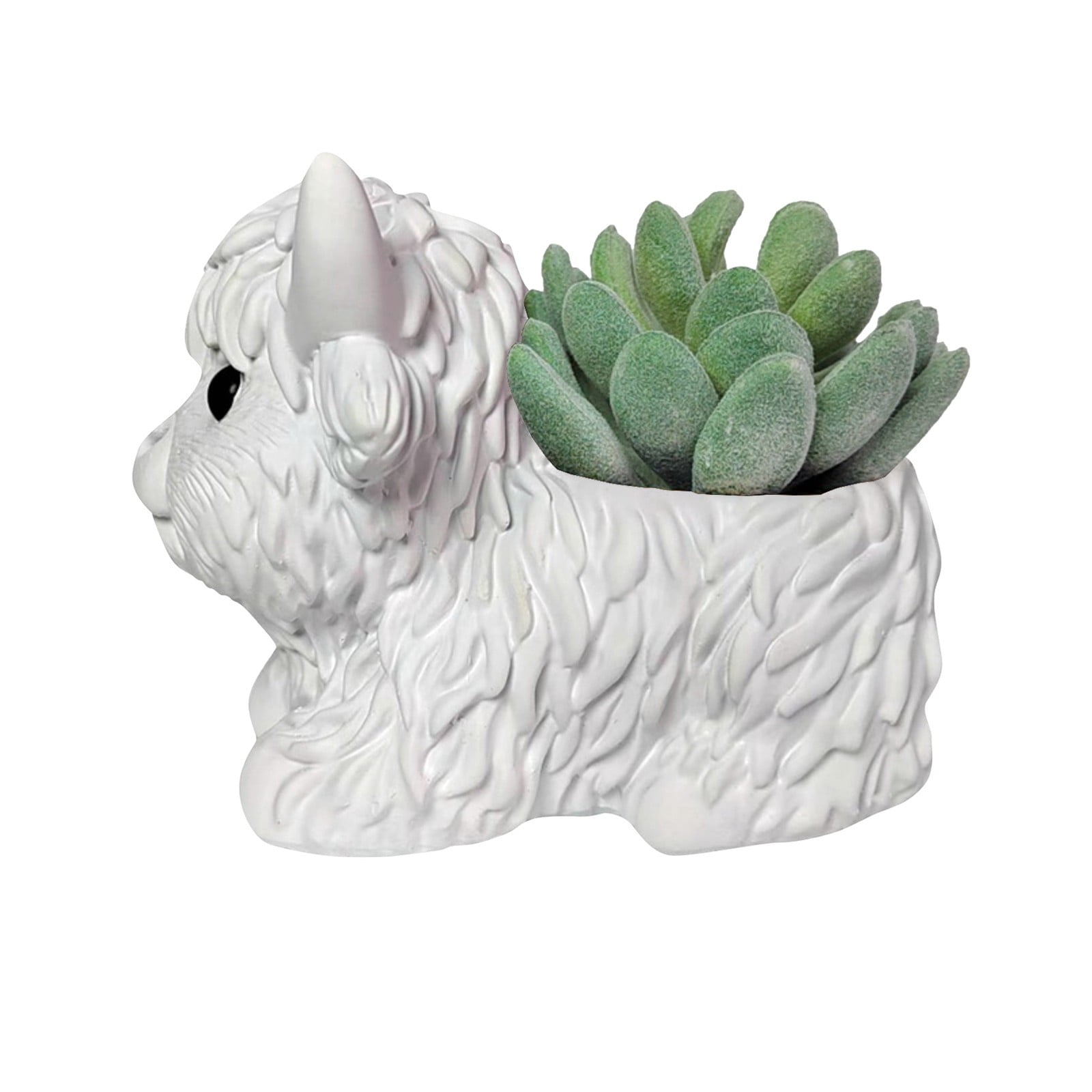 Adorable Llama Shaped Ceramic Planter Pot for Succulents and Small ...