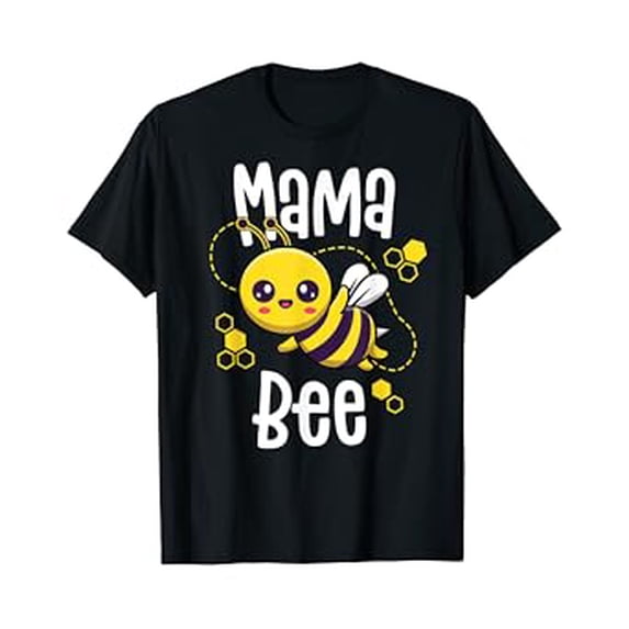 Adorable Mama Bee Family T-Shirt for First Bee Day Outfits - Walmart.com