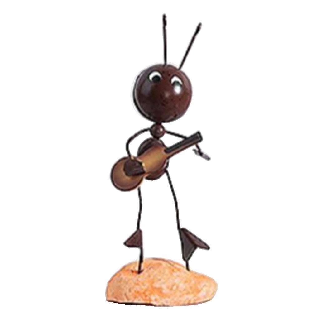 Adorable Mini Ant Figurine Hand-Painted Iron Garden Ornament - Walmart.com