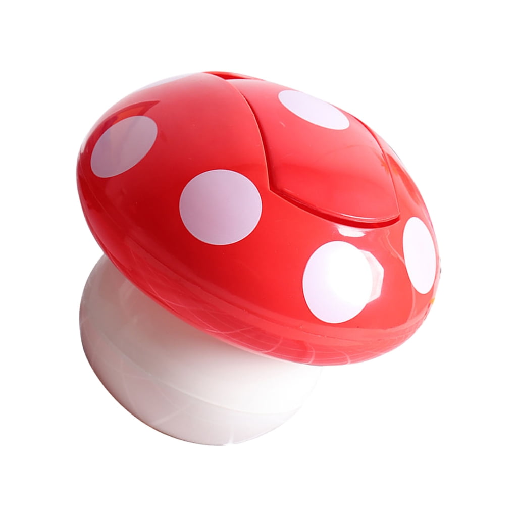 Adorable MushroomStyles Small Office Trash Can Sturdy ABS Materials ...