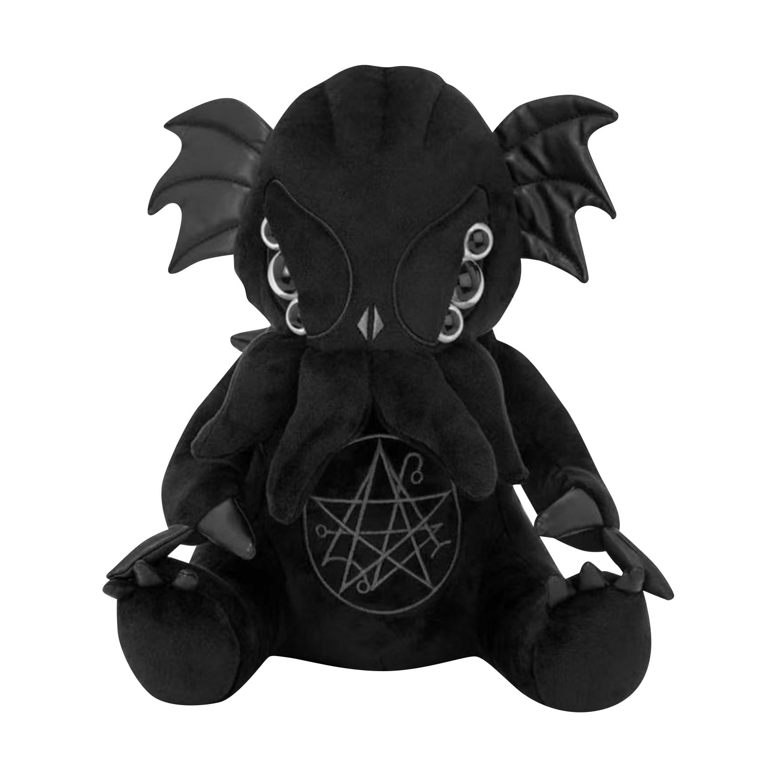 Adorable Mythical Creature Plush Toy Soft, Cuddly Black Stuffed Animal ...
