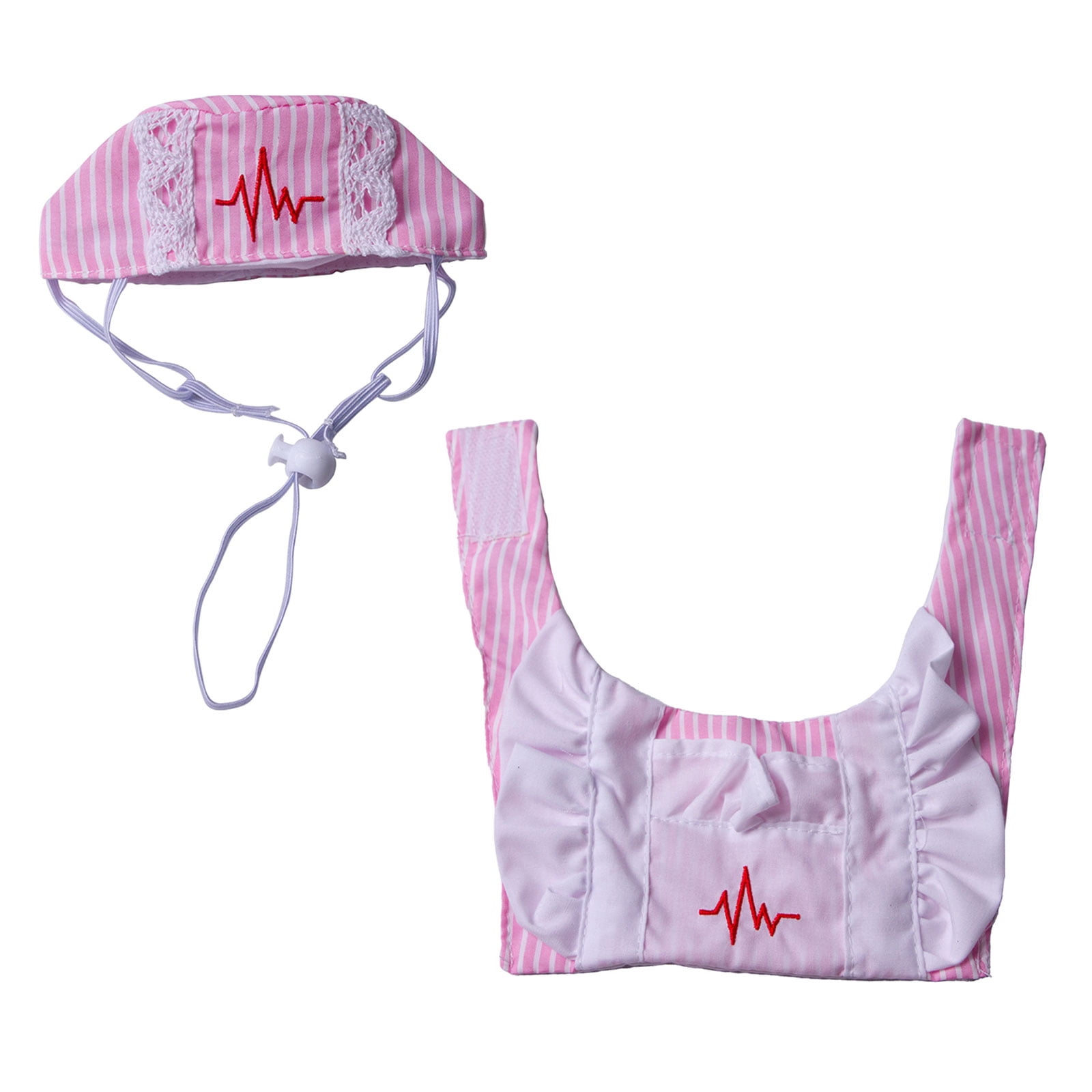 Adorable Nurse Costume Machine Washable Pet Clothing Comfortable Fit ...