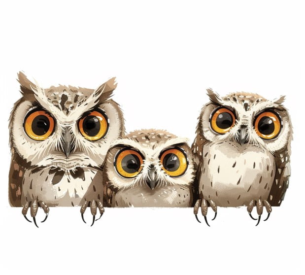 Adorable Owl Car Decal. Durable Vinyl Sticker for Vehicles, Car Windows ...