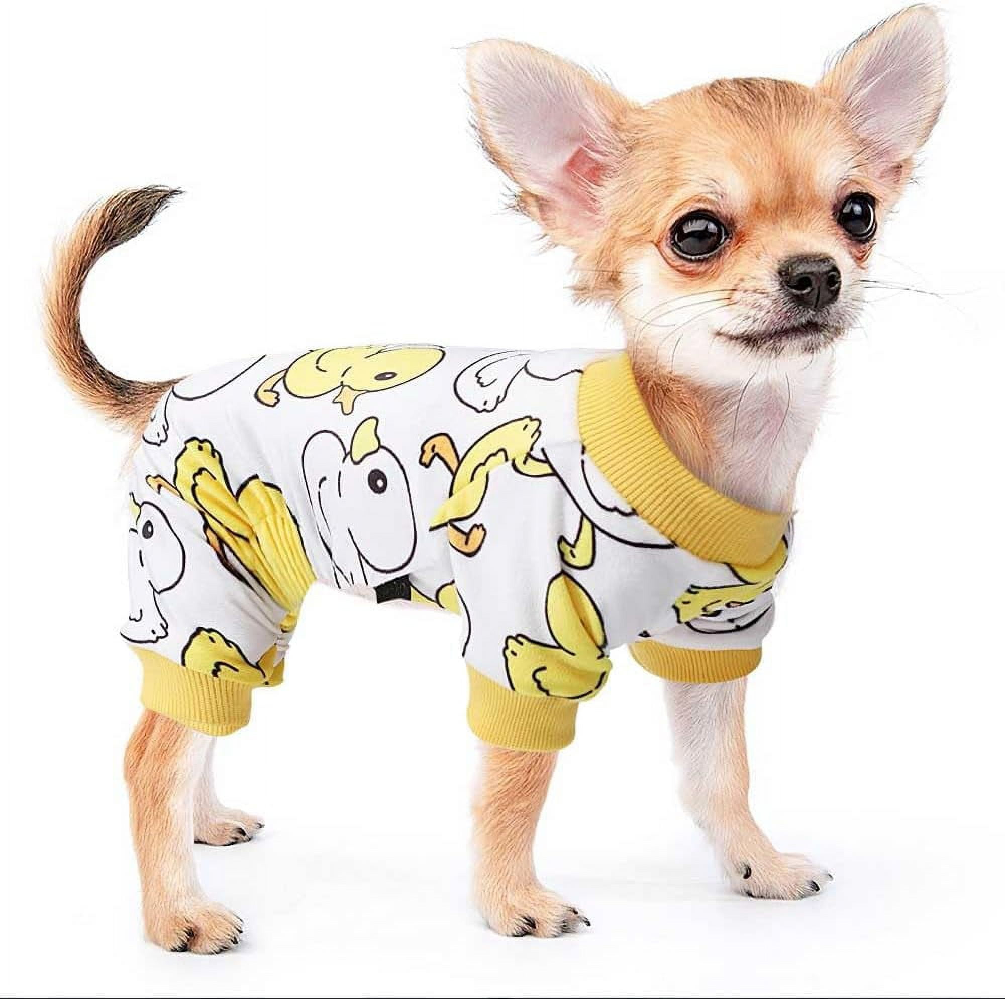 Adorable Pajamas for Small Dogs - Soft, Stretchy, Cute Onesies for ...