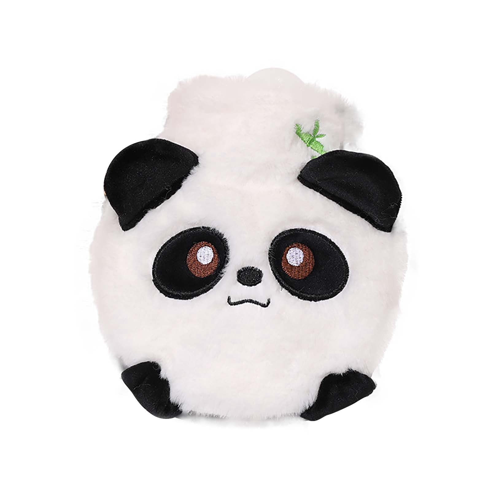 Adorable Panda Design Hot Water Bottle for Warmth Comfort High Capacity ...