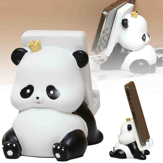 Adorable Panda Design Universal Smartphone Stand Stable Desktop Holder ...