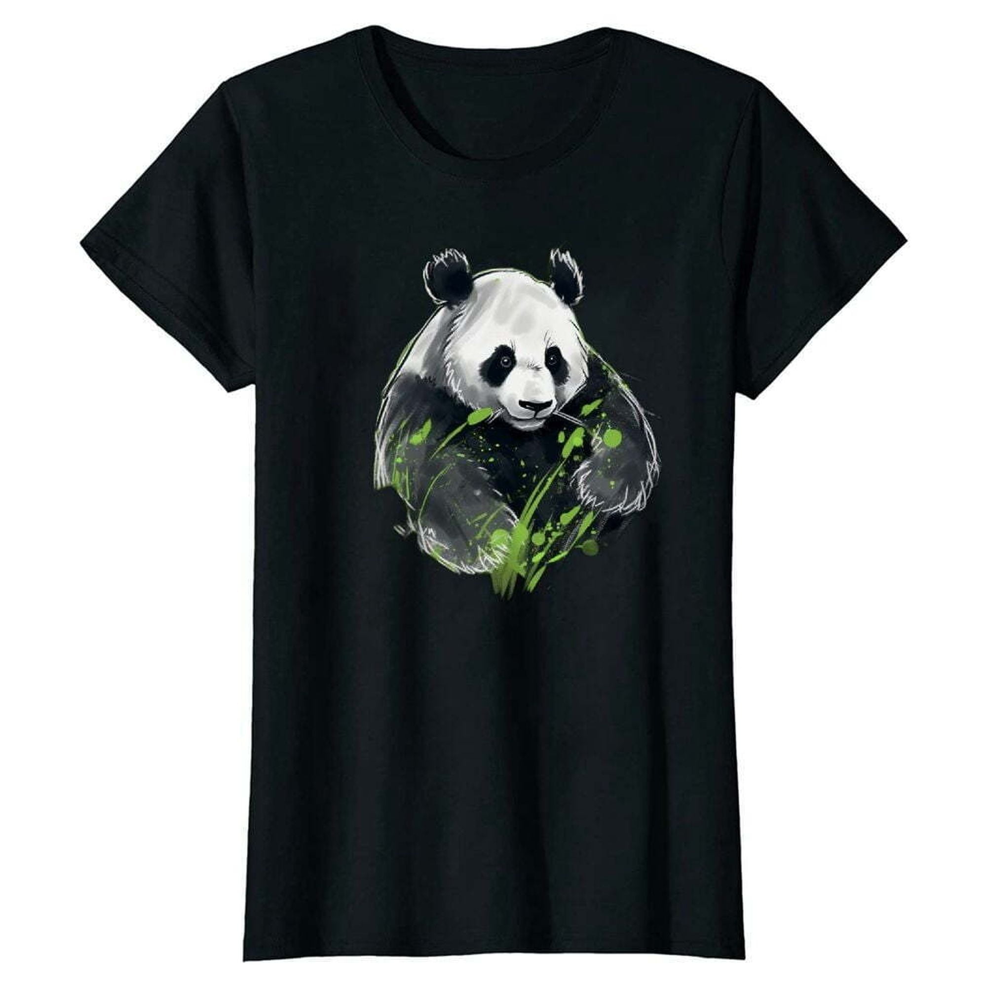 Adorable Panda Print T-Shirt - Perfect for Panda Enthusiasts - Walmart.com
