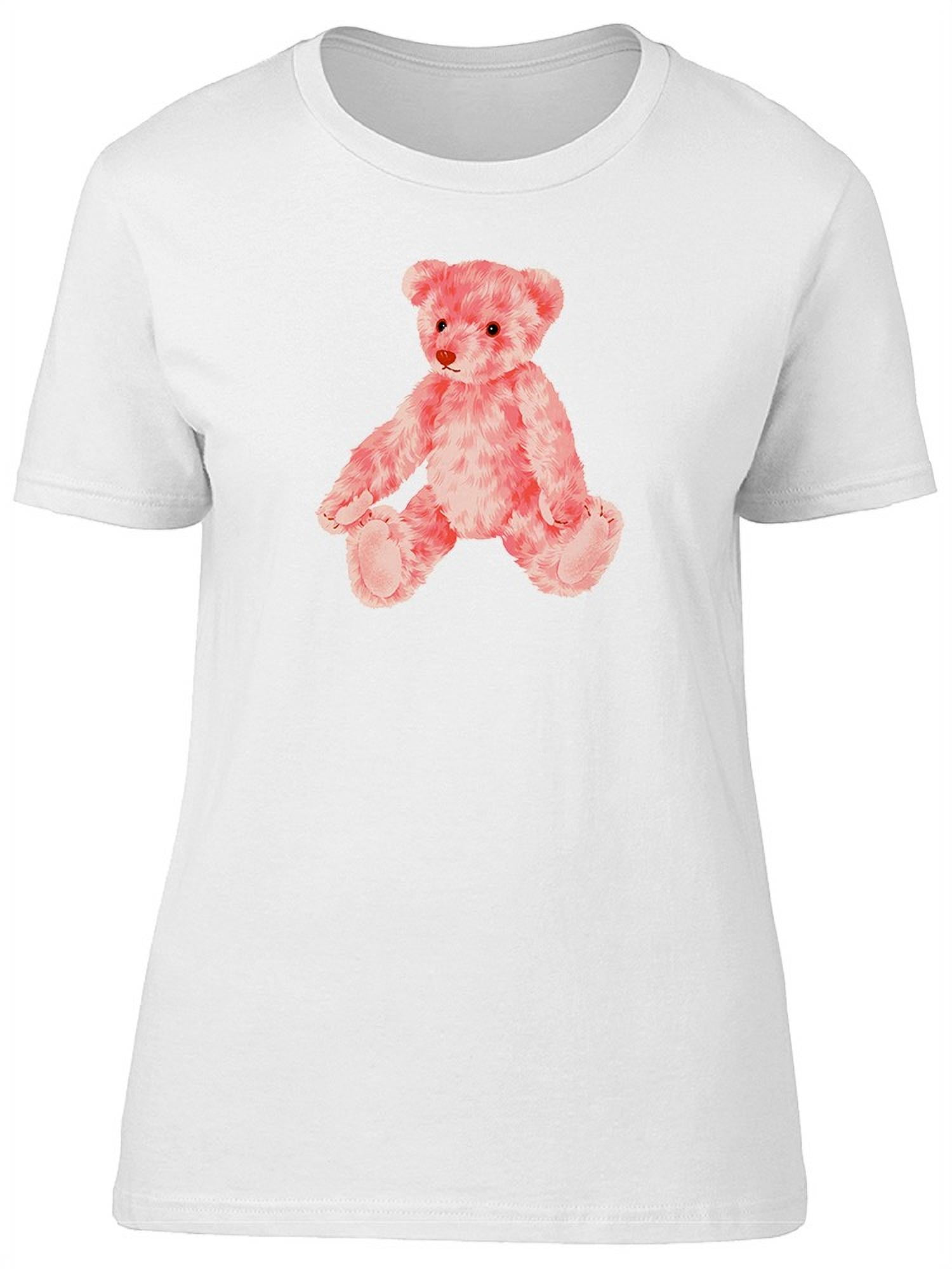 Adorable Peach Teddy Bear T-Shirt Women -Image by Shutterstock, Female ...