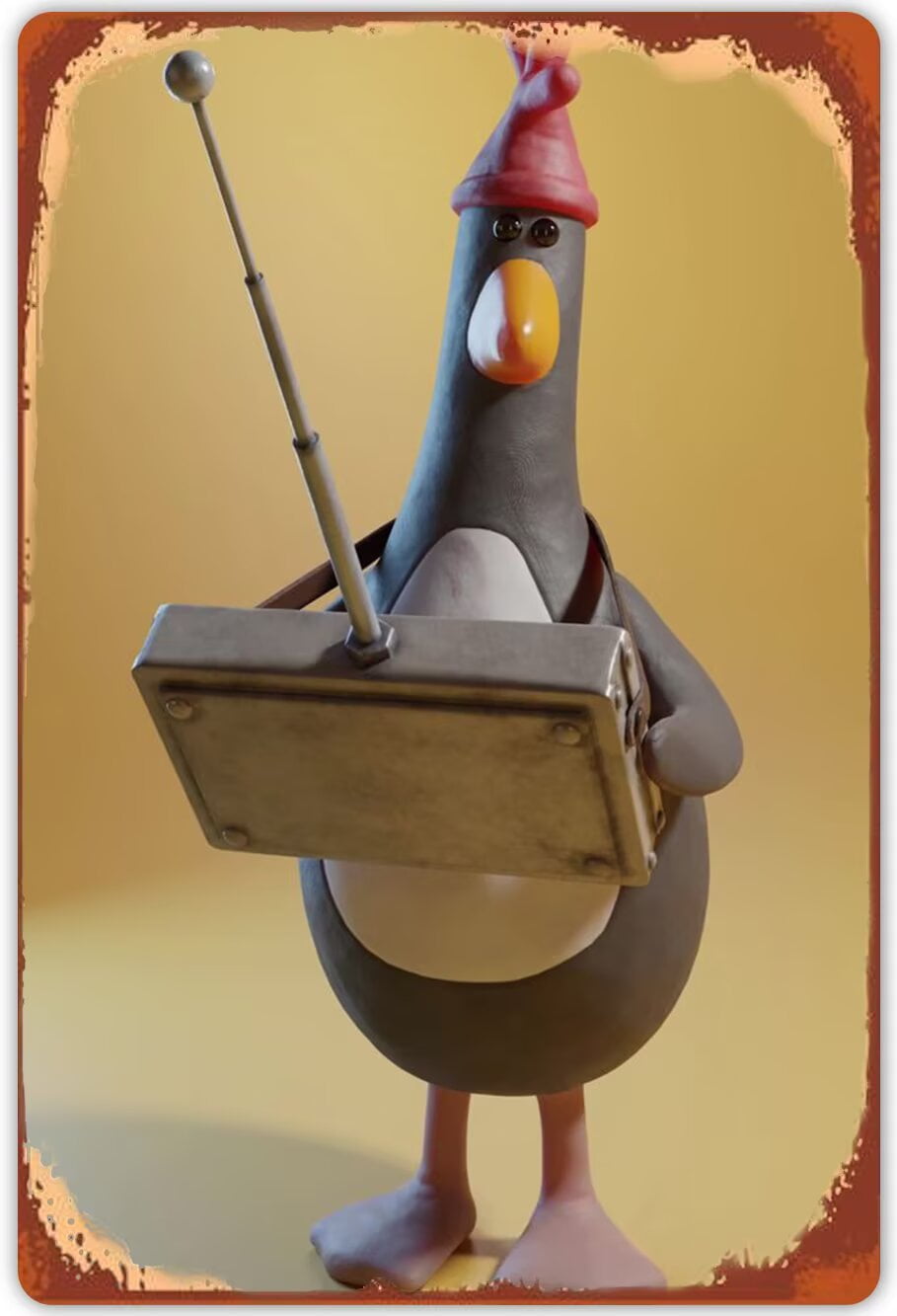 Adorable Penguin with Radio Diamond Art Painting Kits for Adults 5D ...