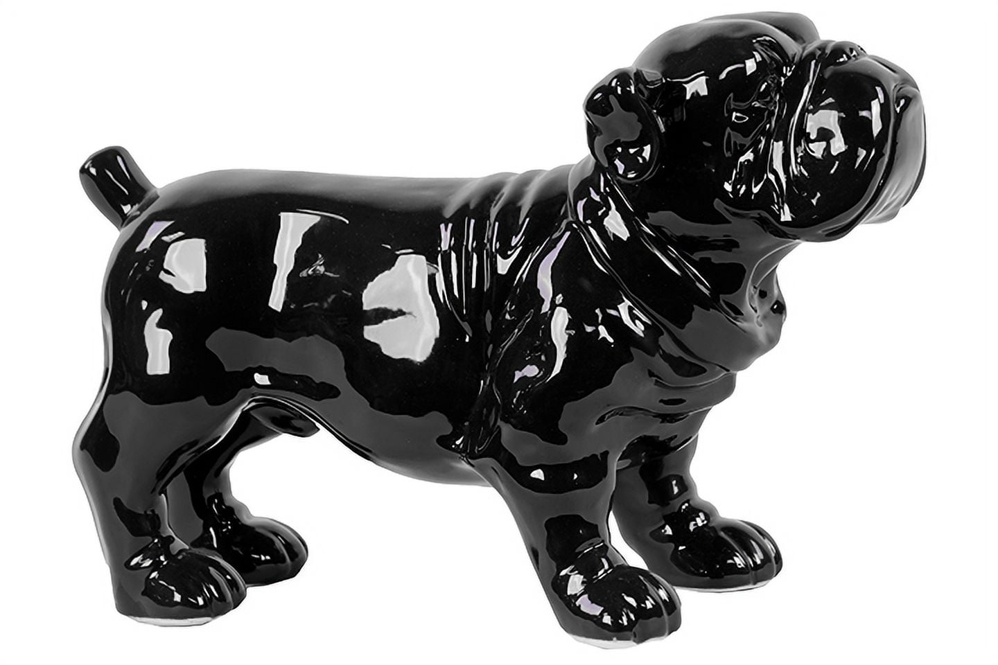 Adorable Piece Of Ceramic Black Dog - Walmart.com