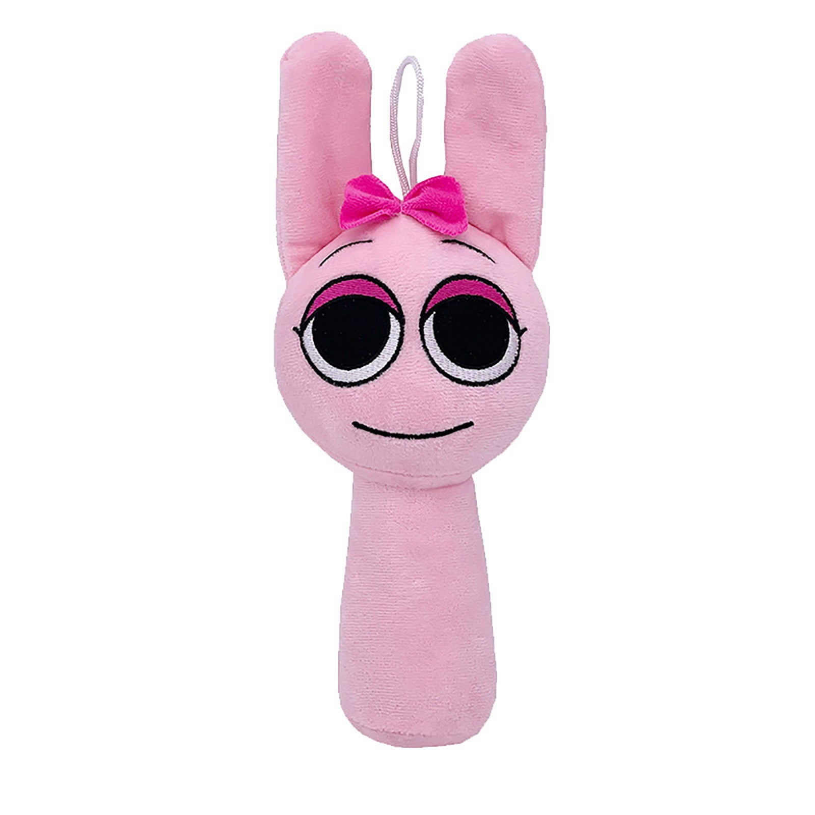Adorable Pink Bunny Plush Toy with Bow Soft and Cuddly Stuffed Animal ...
