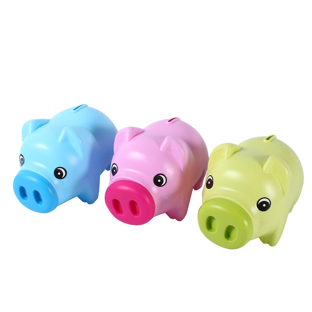 Adorable Plastic Coin Saver & Cute Cash Storage Toy Fun Piggy Bank for ...