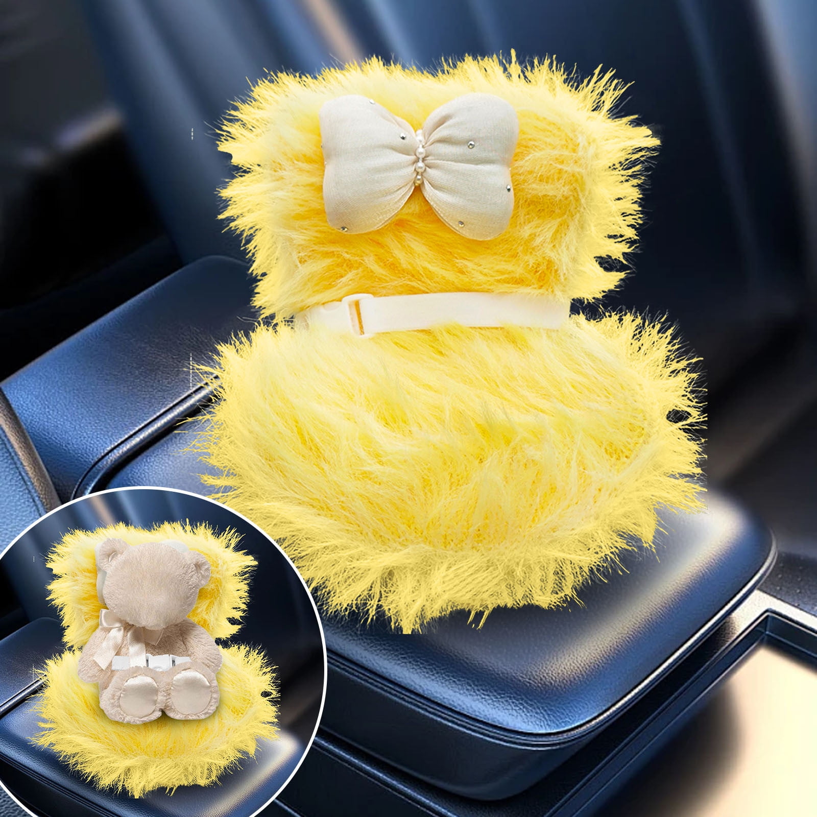 Adorable Plush Bear Car Vent Clip - Cute & Functional Air Vent Decor ...