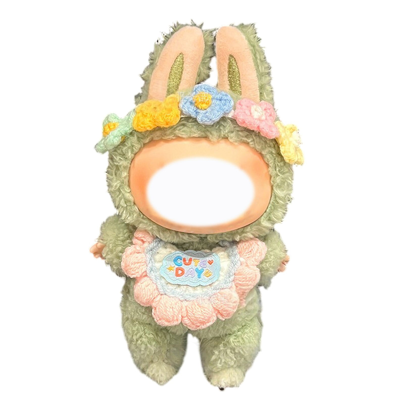 Adorable Plush Bunny Doll with Floral Costume Soft & Cuddly Stuffed ...