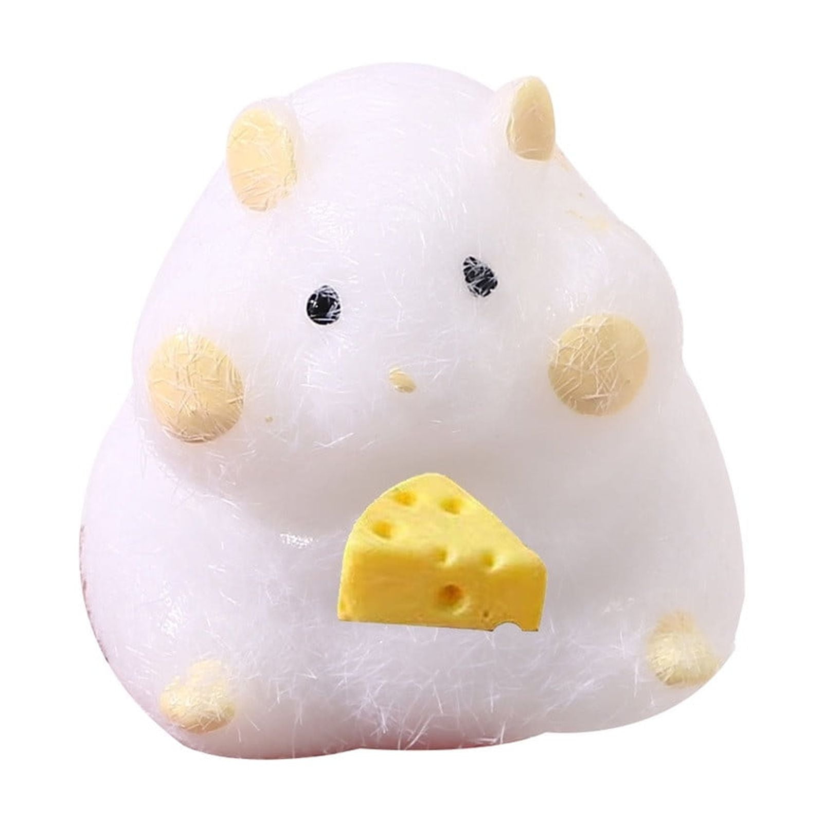 Adorable Plush Hamster Toy with Cheese Soft Stuffed Animal for Kids ...