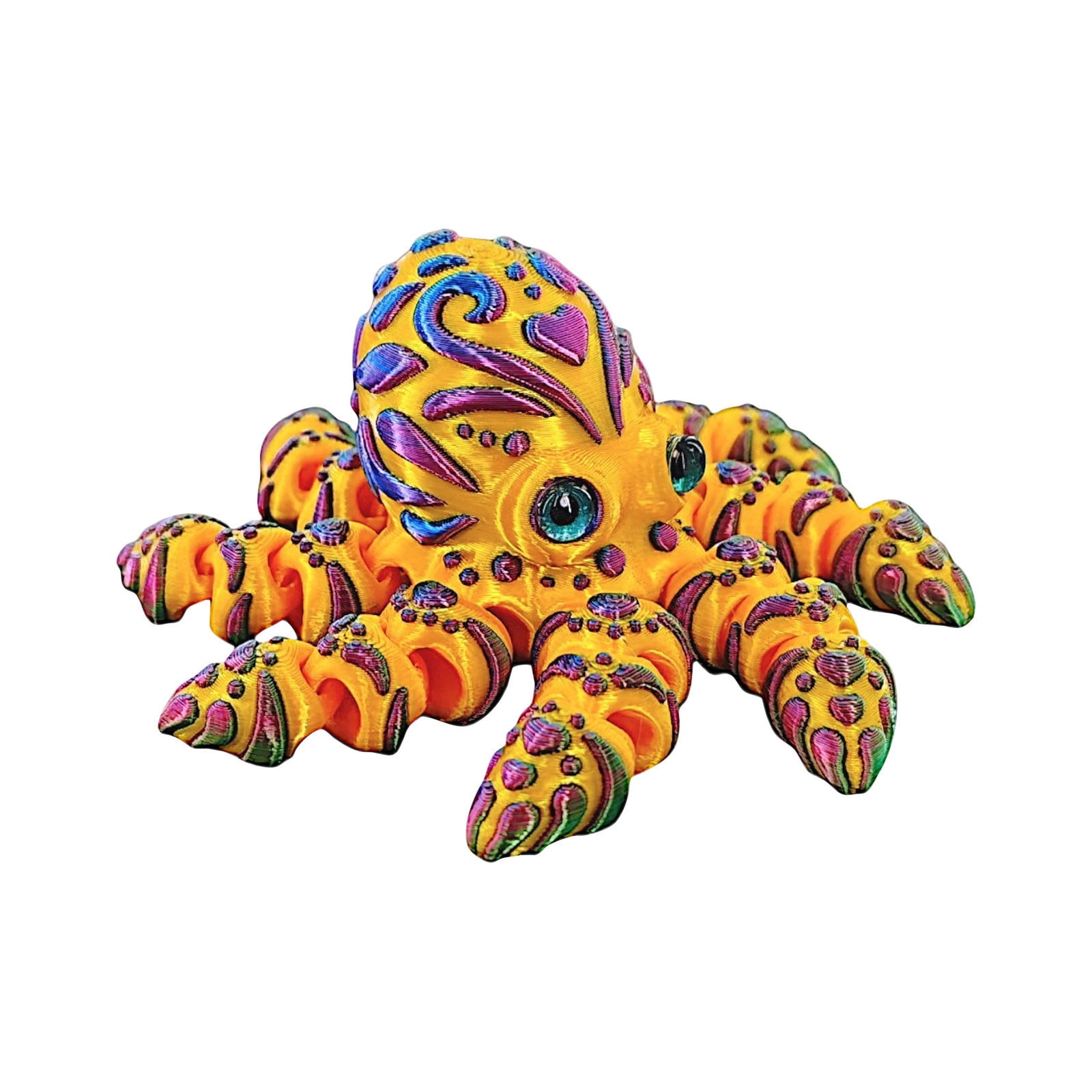 Adorable Plush Octopus Toy with Intricate Design and Vibrant Colors for ...