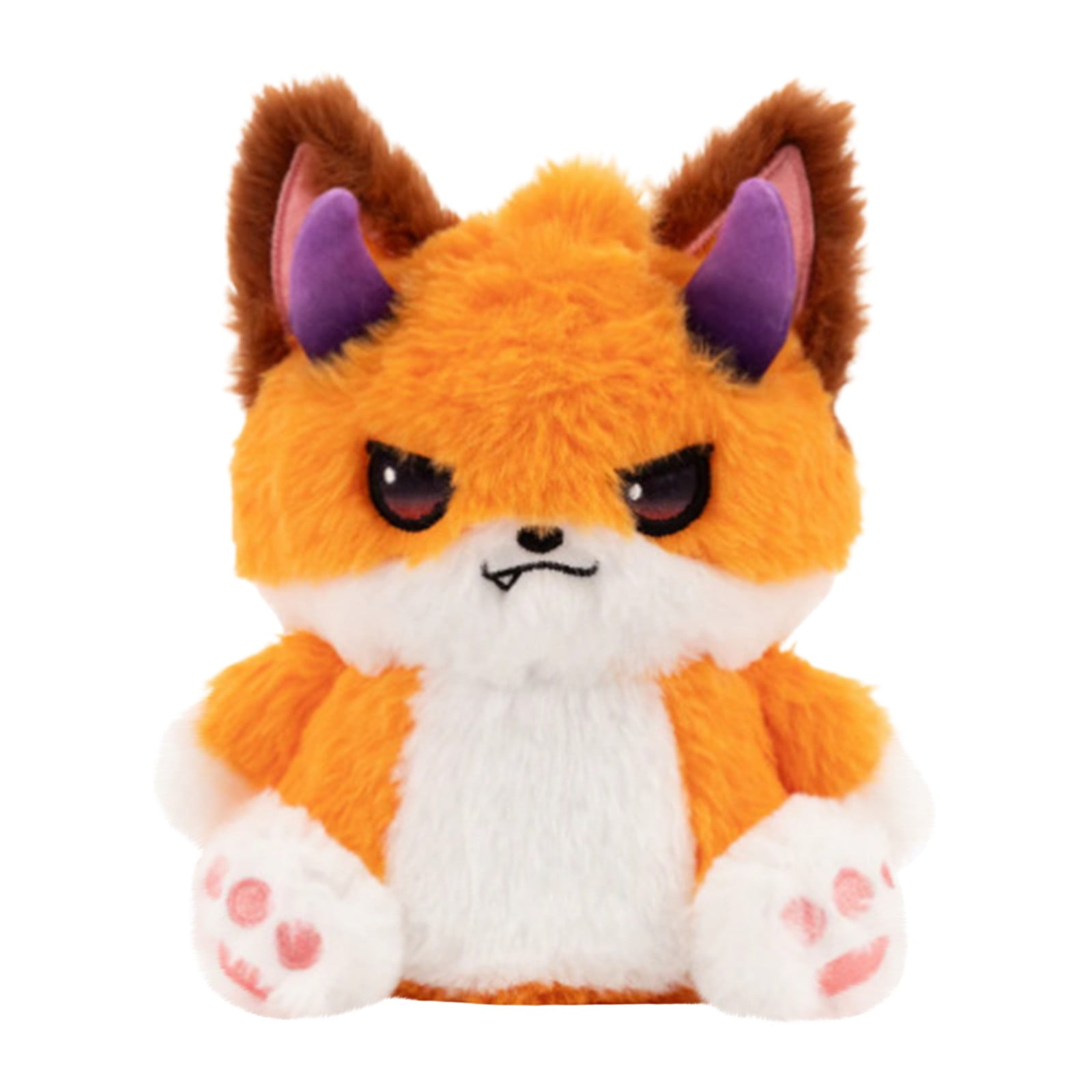 Adorable Plush Orange Fox Toy with Cute Features Soft and Huggable ...