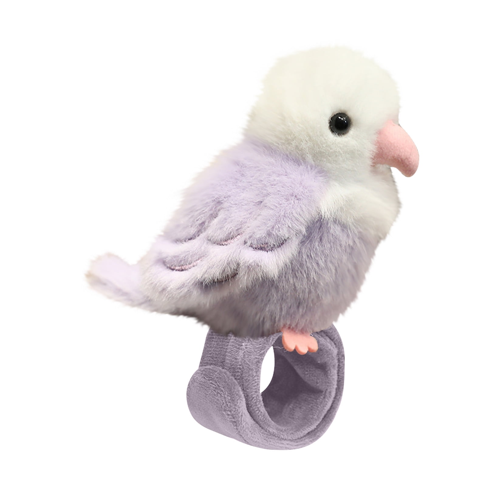 Adorable Plush Parrot Toy with Adjustable Ring Soft and Cuddly Stuffed ...