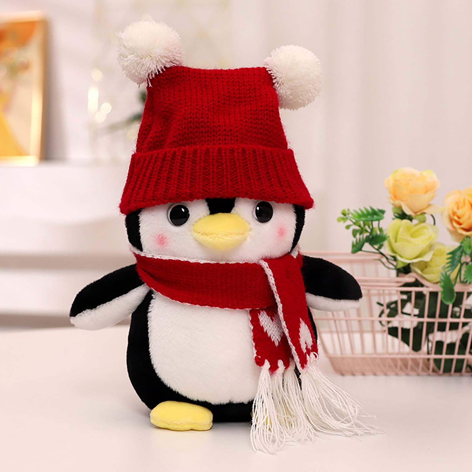 Adorable Plush Penguin Toy Super Soft, Fully Filled for a Cozy Sleeping ...