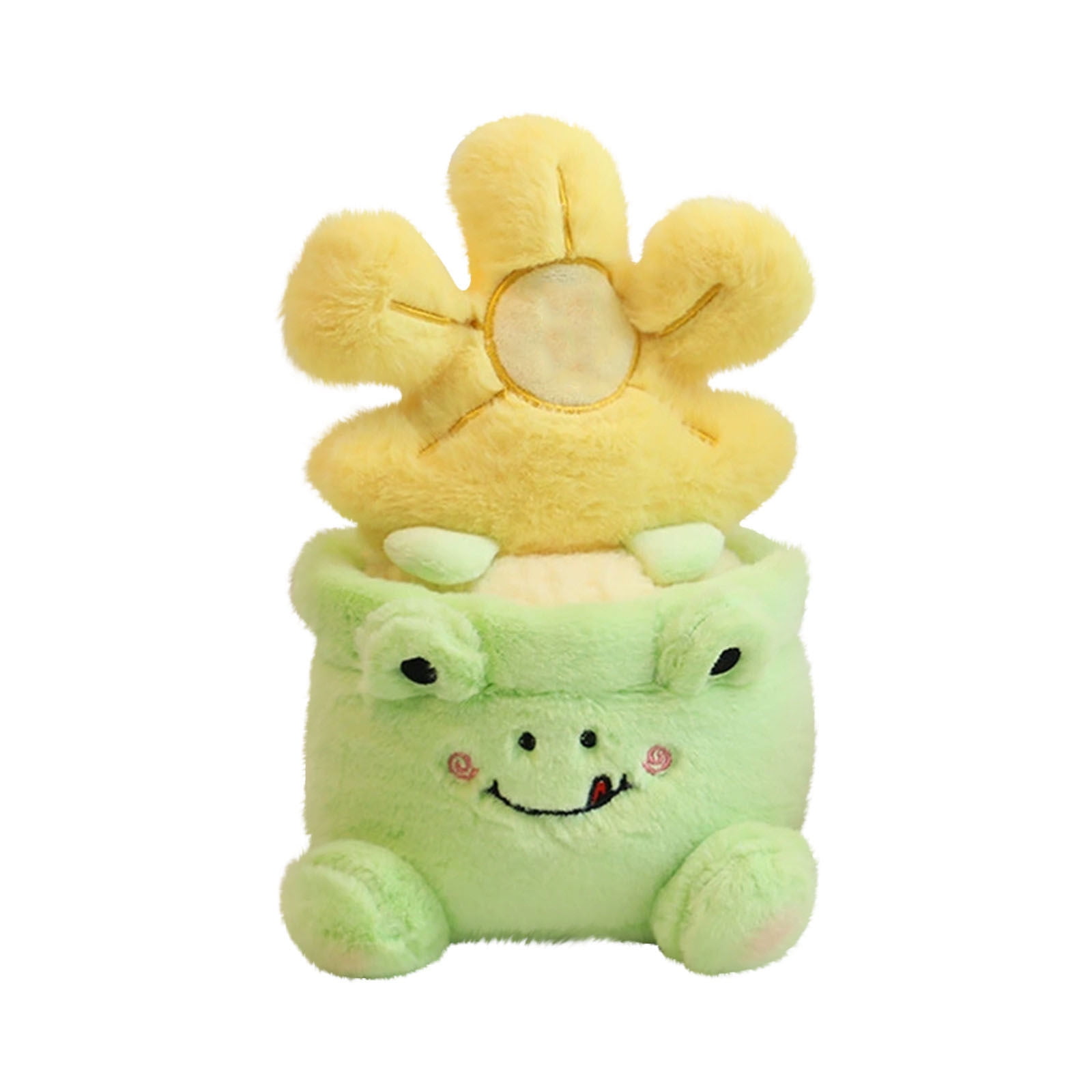 Adorable Plush Piggy with Blue Flower Hat Soft and Cuddly Stuffed ...