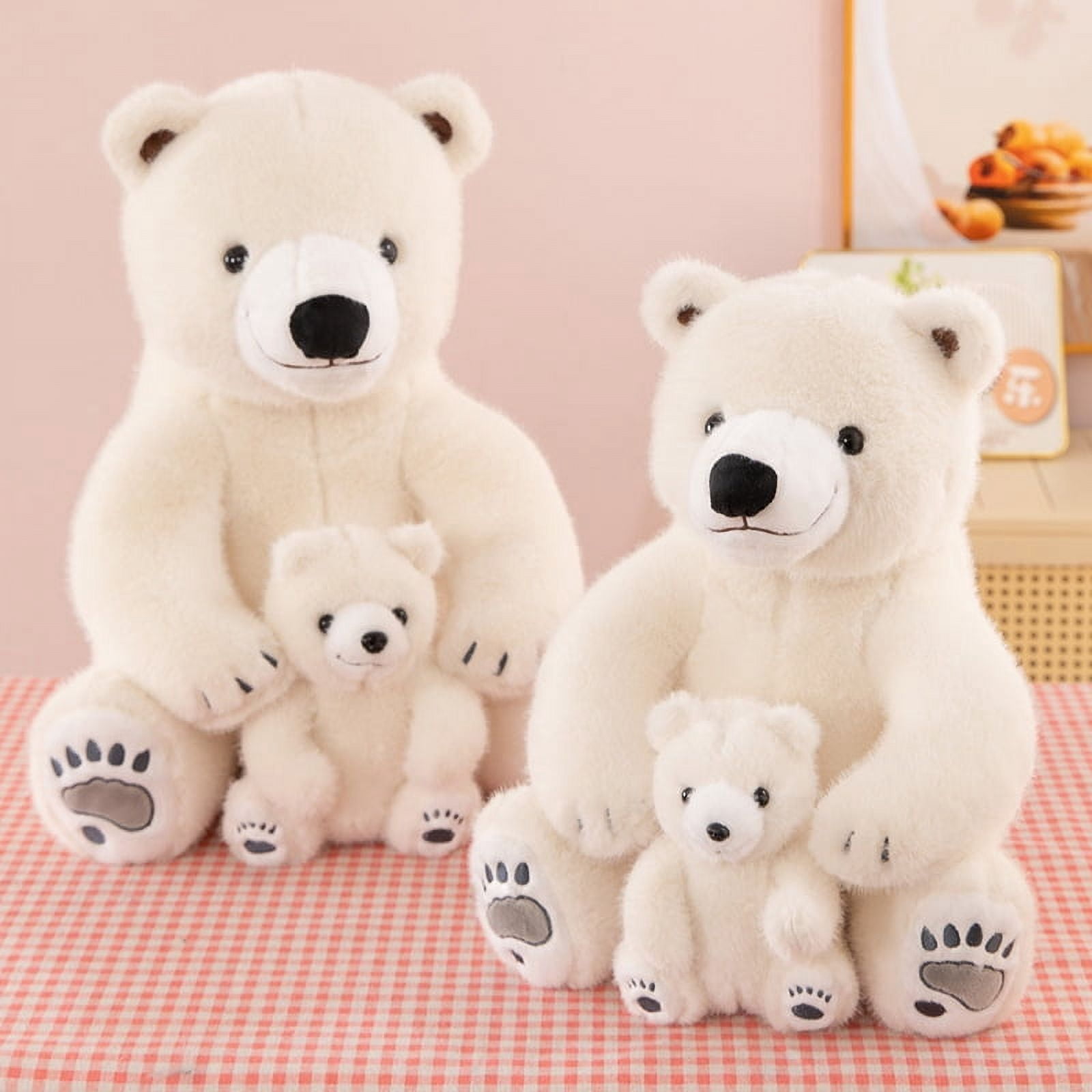 Adorable Plush Polar Bear Doll - Perfect for Kids and Zoo Lovers ...