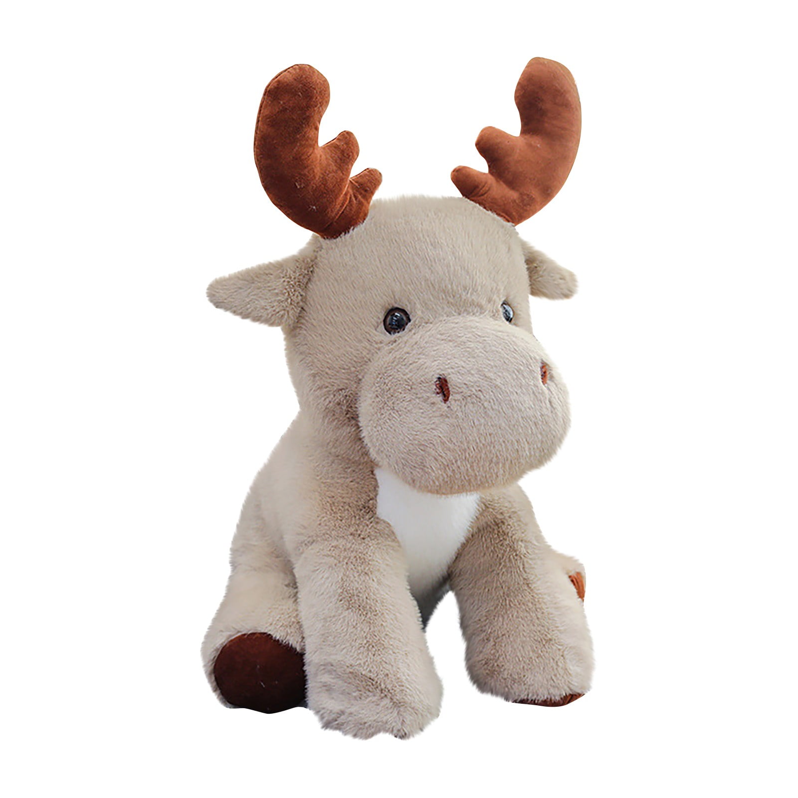 Adorable Plush Reindeer Stuffed Animal Toy Soft Cuddly Cute Moose for ...