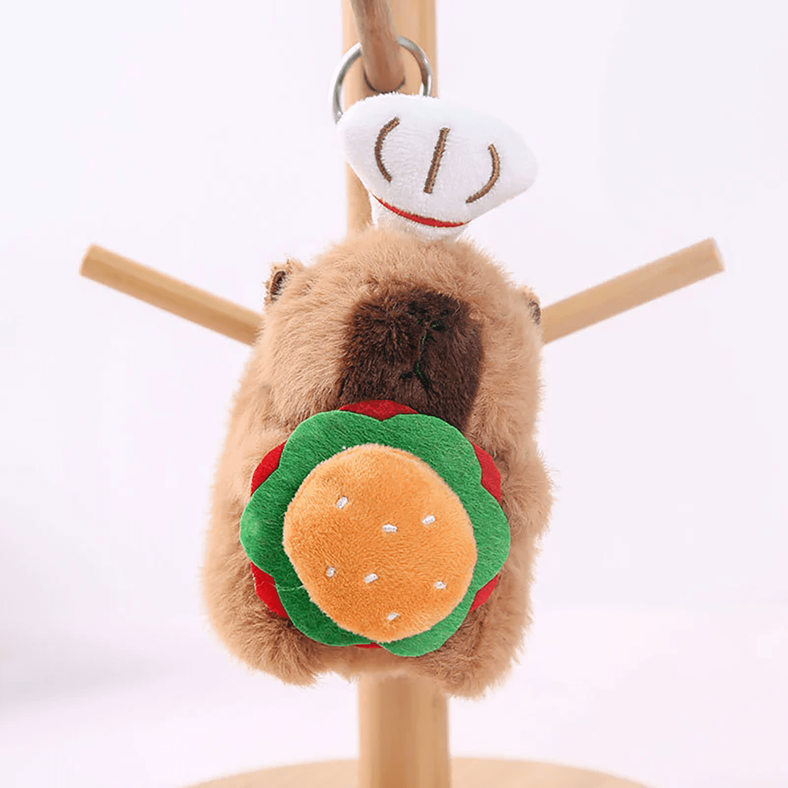 Adorable Plush Toy Capybara Keychains - 4.7" Cute Capybara Stuffed ...