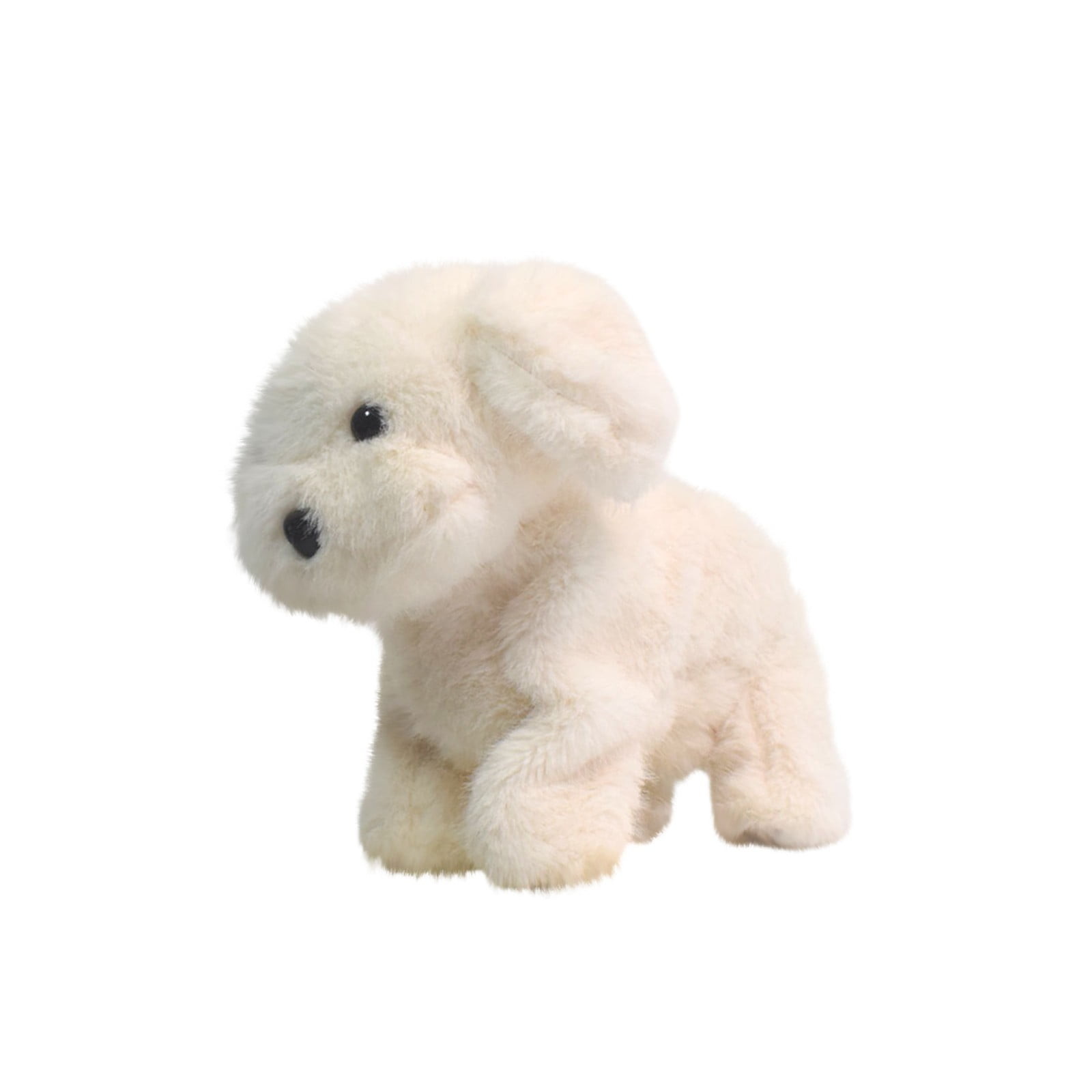 Adorable Plush White Dog Toy Soft & Cuddly Stuffed Animal for Kids ...