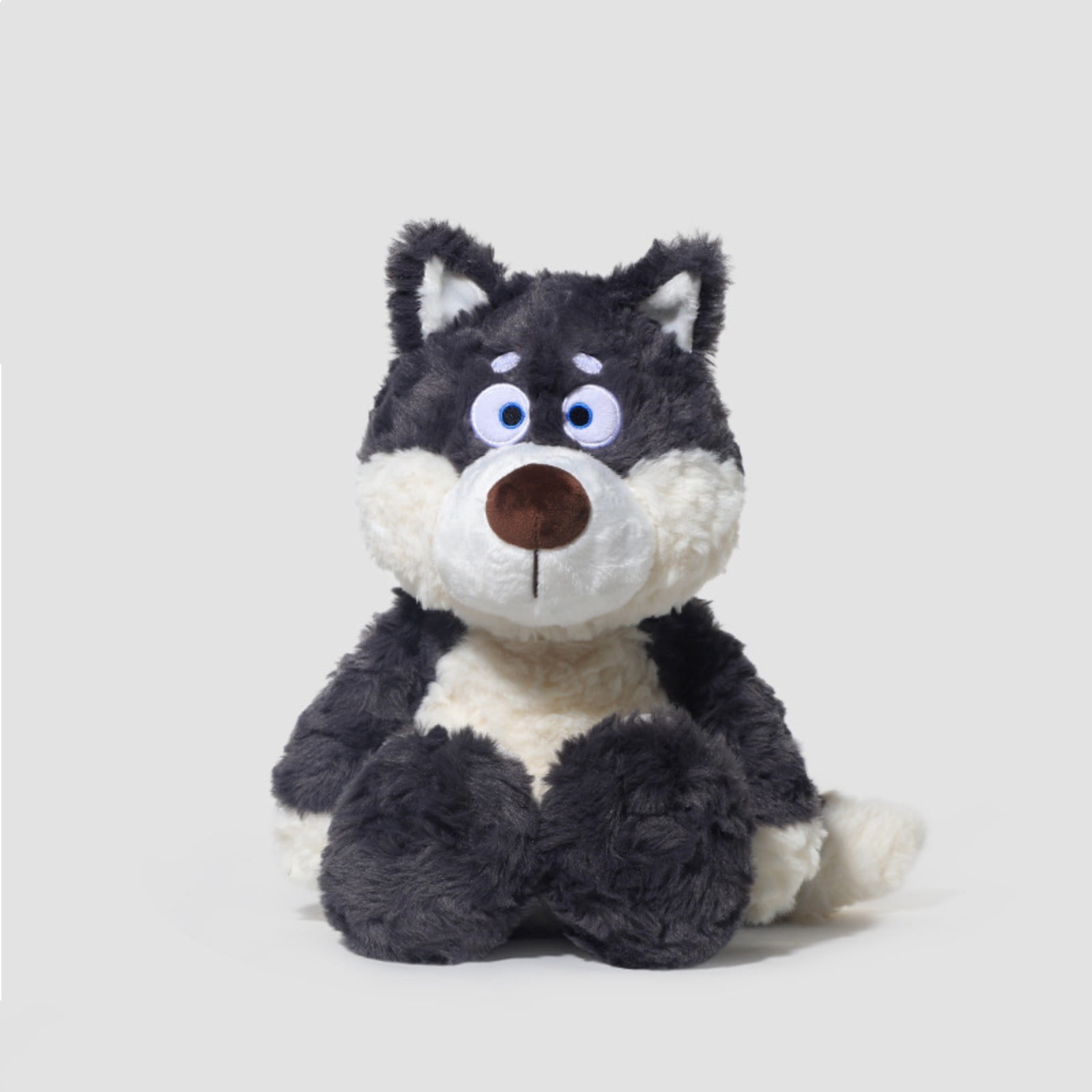 Adorable Plush Wolf Toy Floppy Wolf Soft Stuffed Animal Cute Birthday ...