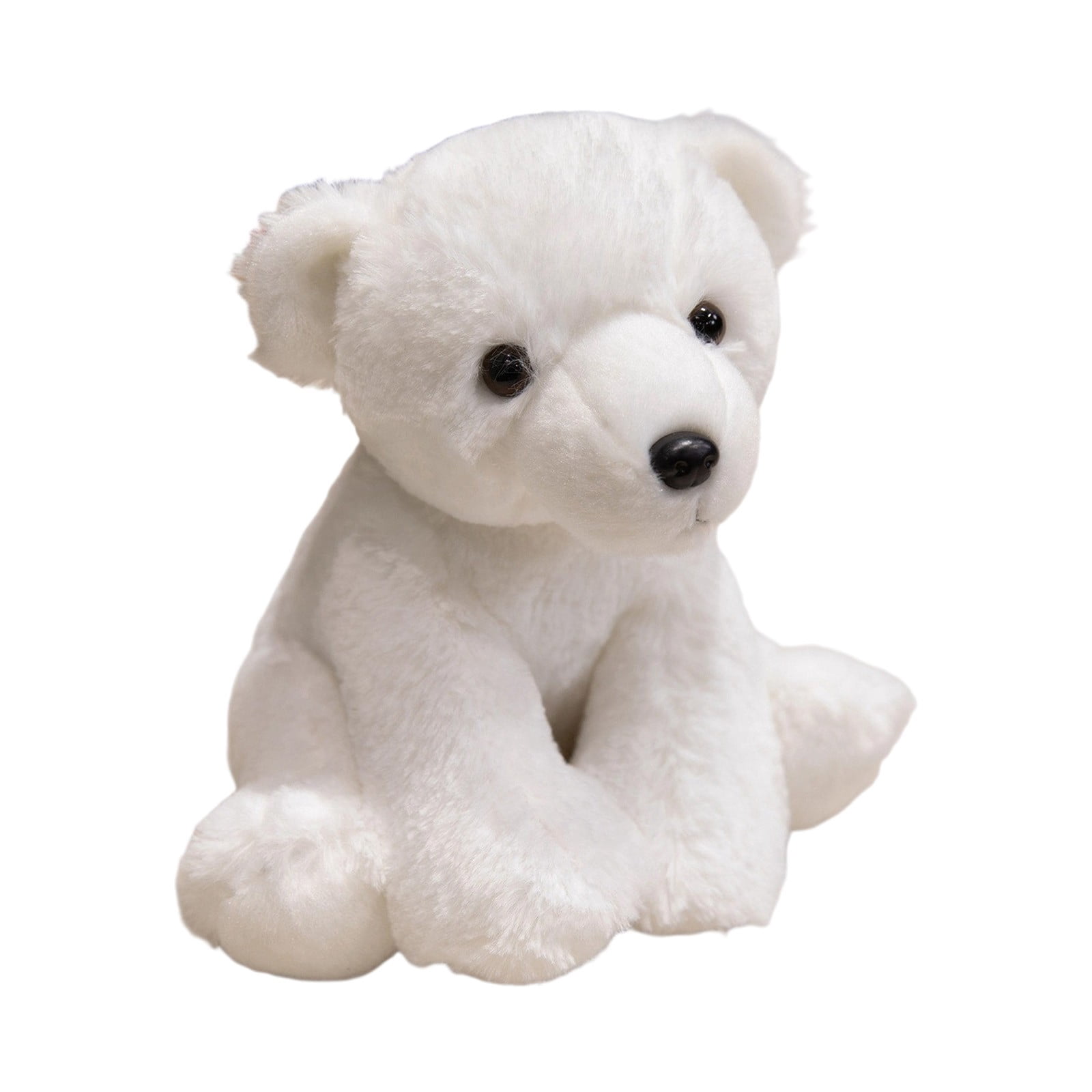 Adorable Polar Bear Toy Soft Cuddly Stuffed Animal for Kids Nursery ...