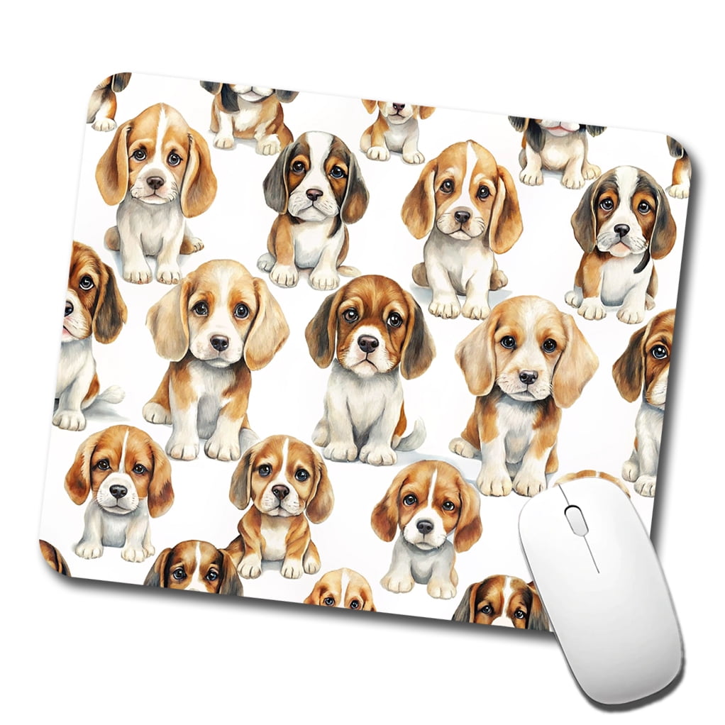 Adorable Puppies Dogs Mouse Pad Low Profile Gaming Mat - Walmart.com