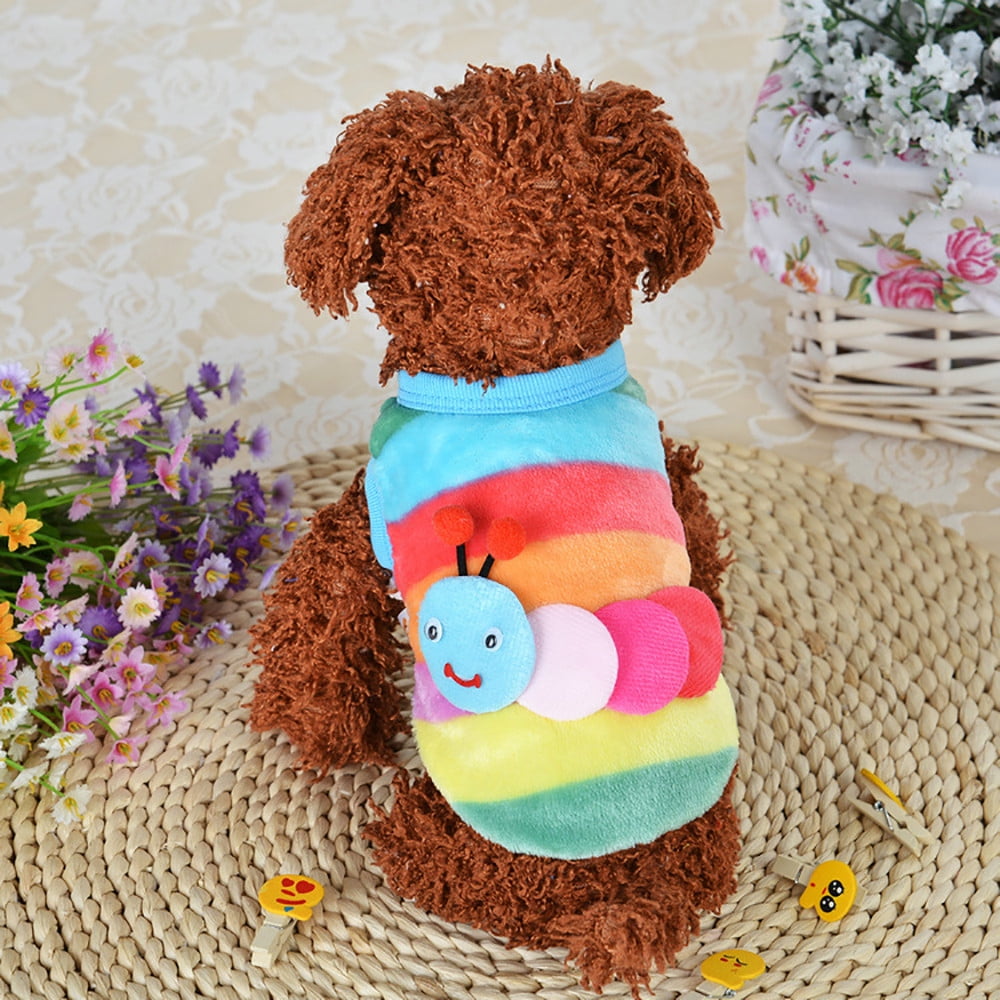 Adorable Puppy Dog Sweater Soft Cozy Pet Clothing Apparel for Small ...