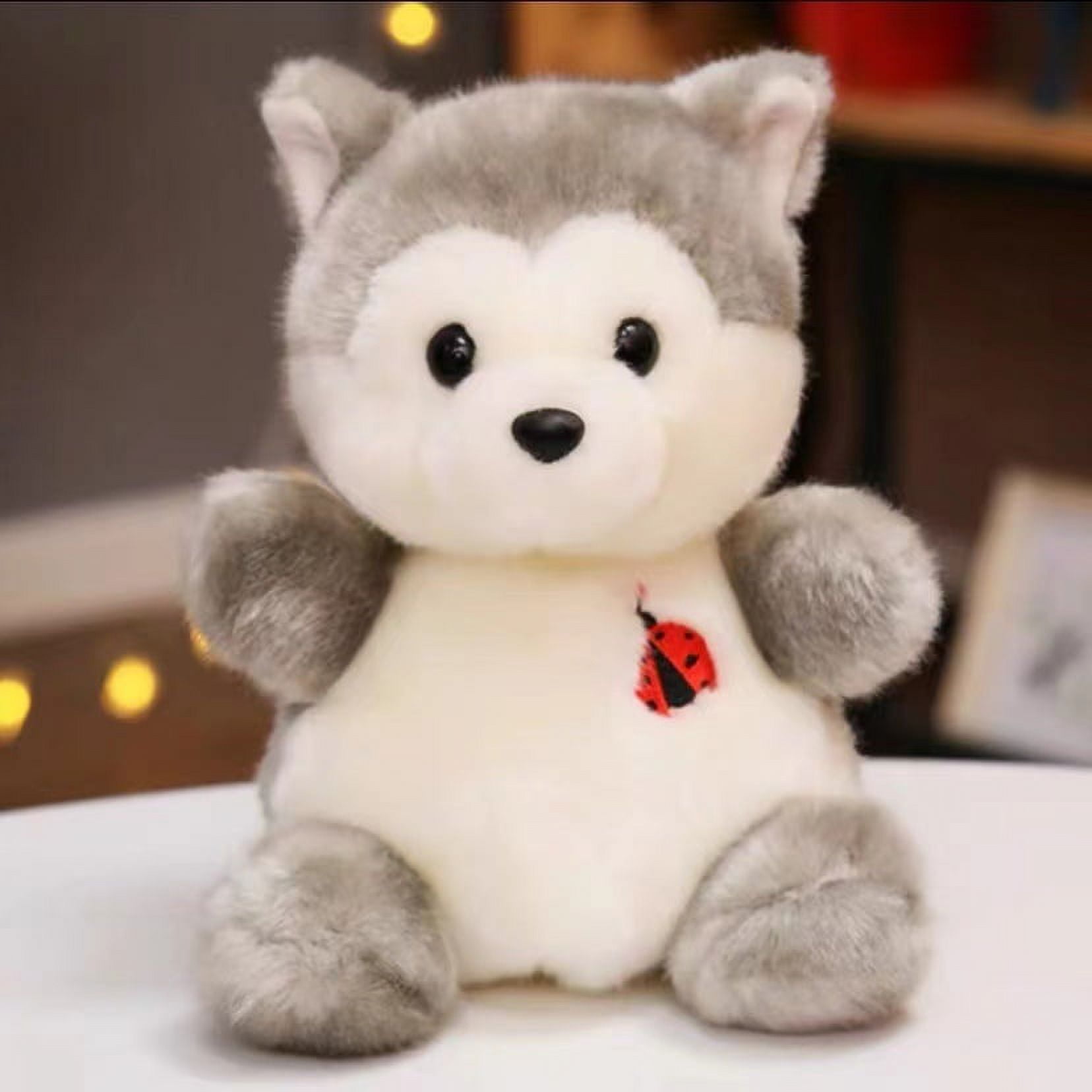 Adorable Puppy Husky Plush Sofa Bed Plushier Cartoon Doll Cute Stuffed ...
