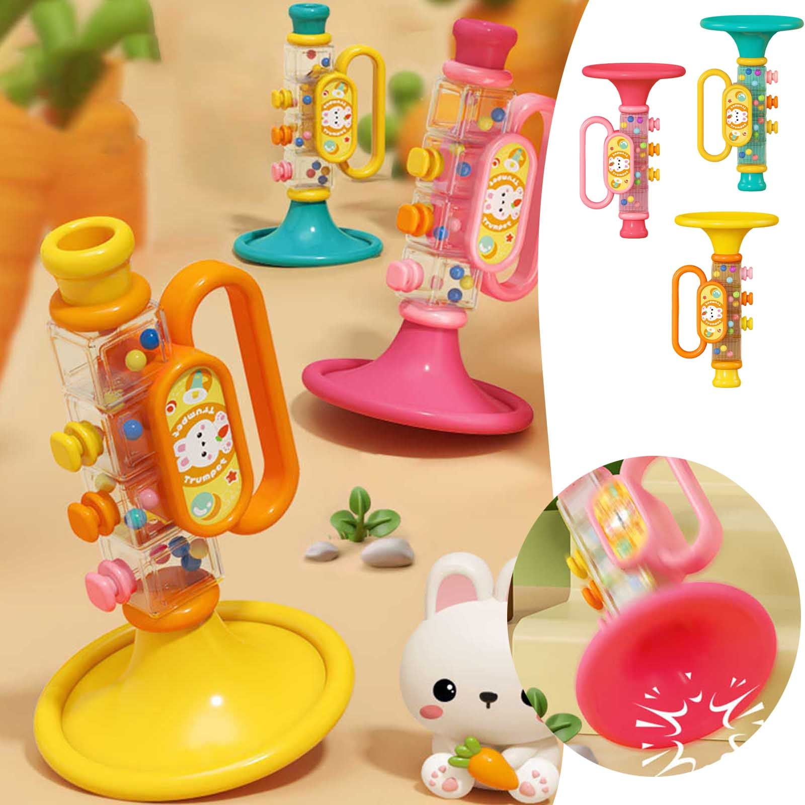 Adorable Rabbit Horn Toy Baby Blowing Cartoon Harmonica And Whistle For ...