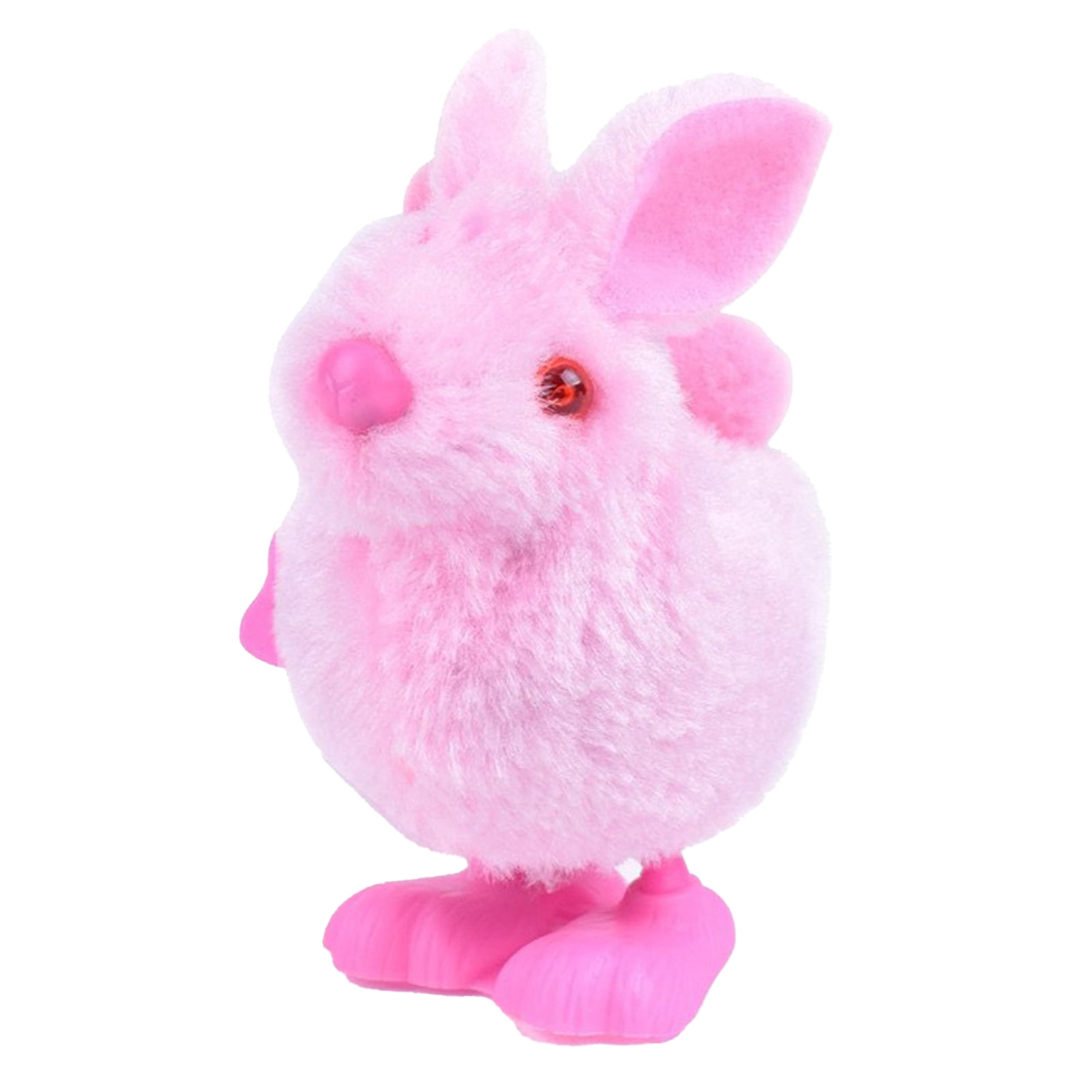 Adorable Rabbit Shape Clockwork Toy Decor Creative Cute Plastic Plush ...