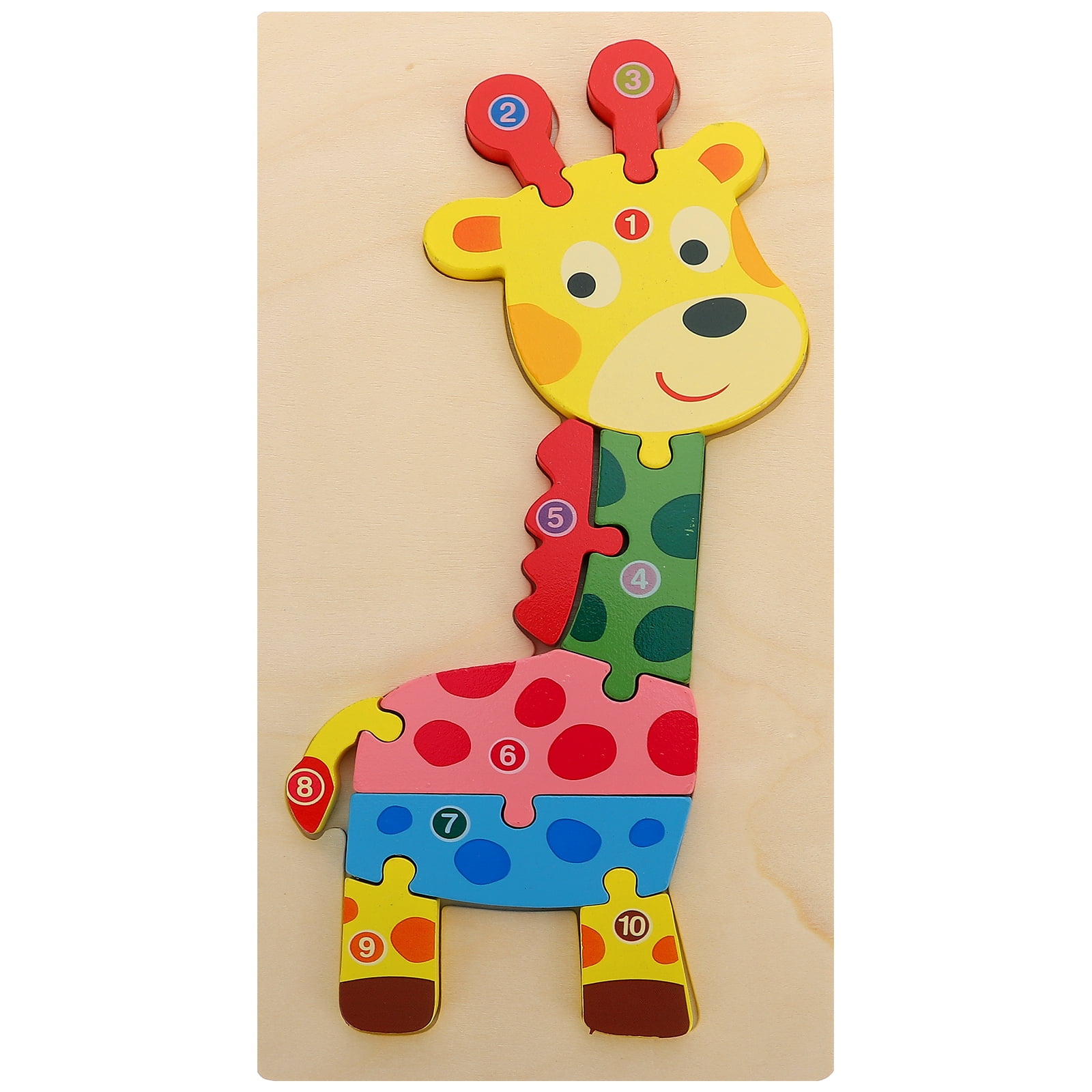 Adorable Rabbit Shape Plastic Puzzle for Kids Sorter Set 12 Pieces ...