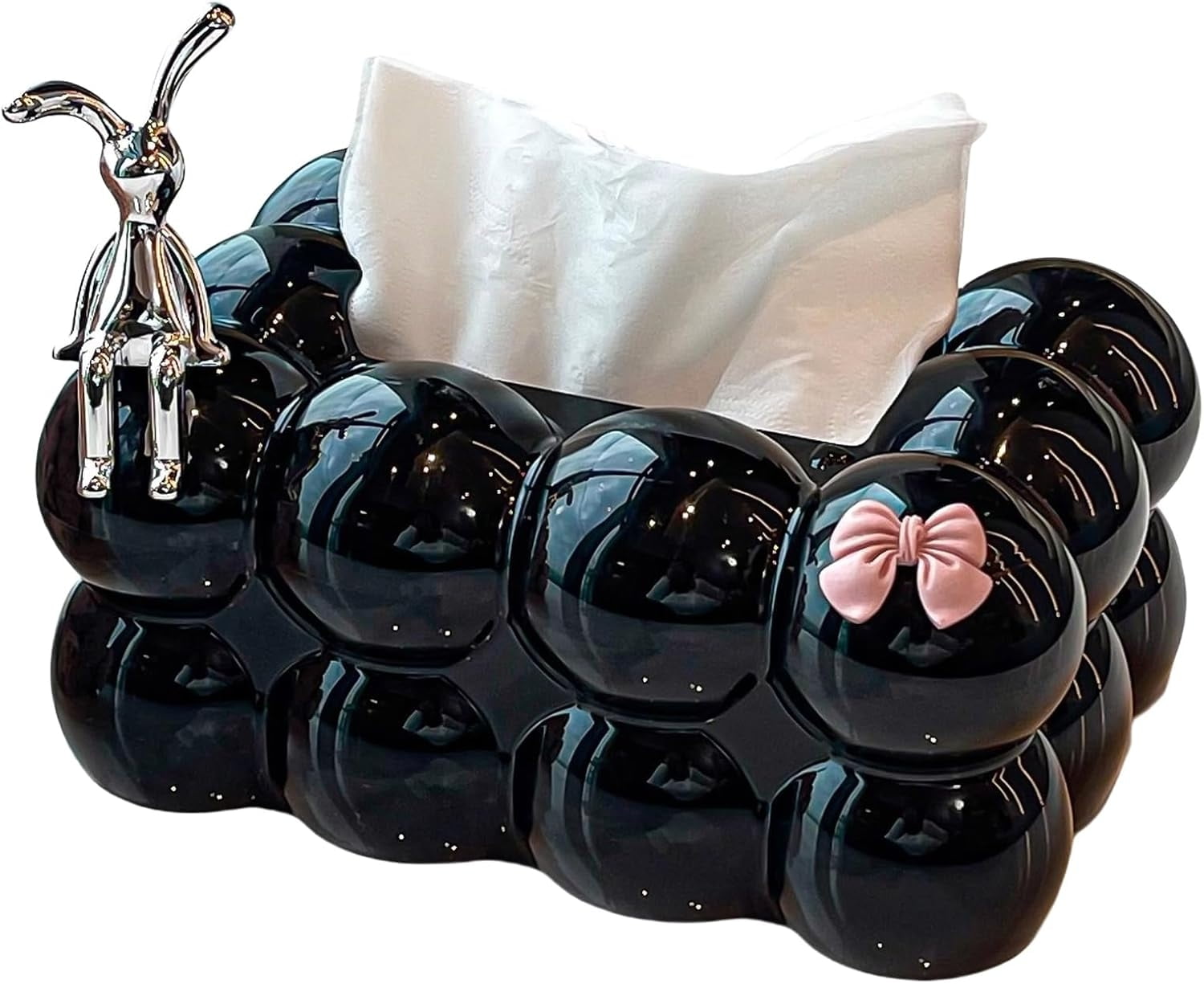 Adorable Rabbits Design Tissue Box For Kids And Adults Soft Sturdy Adds ...