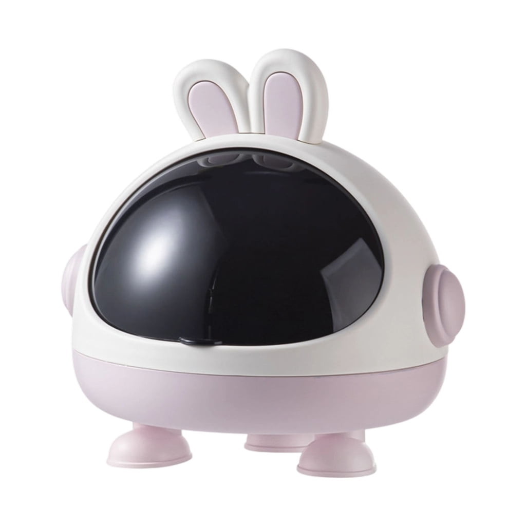 Adorable Rabbits Shape Waste Bin Without Lid Design Double Tone Option ...