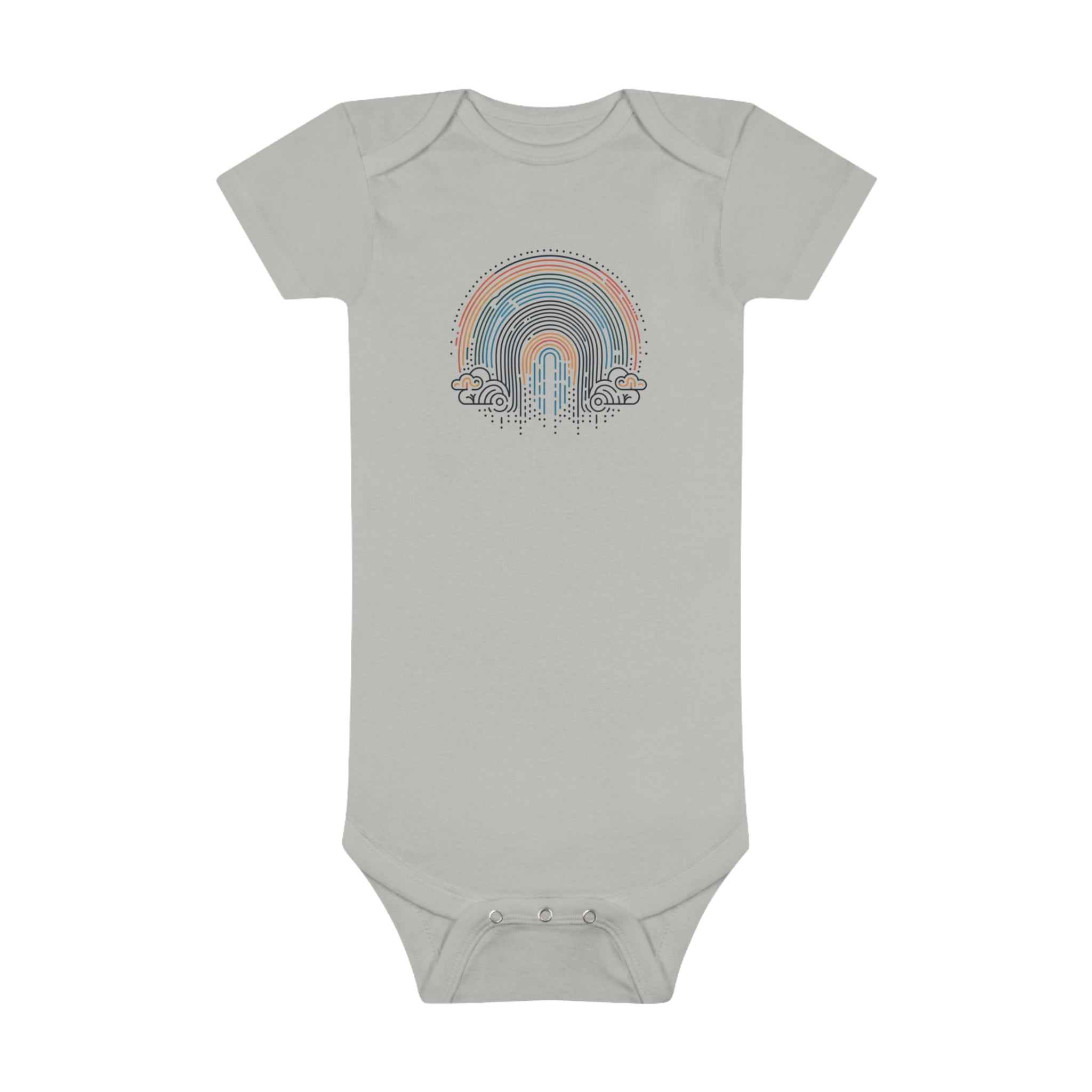 Adorable Rainbow Onesie® in Four Vibrant Colors - Baby's Wardrobe ...