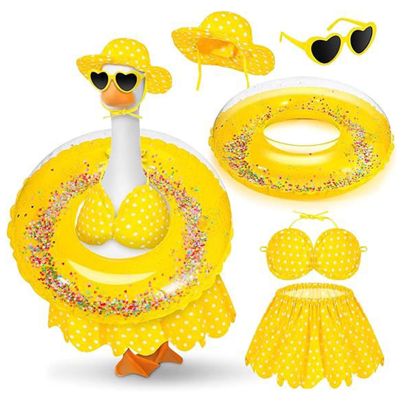 Adorable Raincoat-Style Goose Costume Set - Festive 5-Piece Outfit for ...