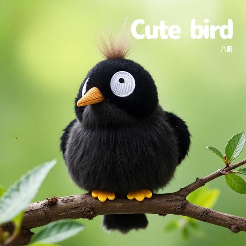 Adorable Realistic Bird Plush Toy Set, Charming Plush Birds, Perfect ...