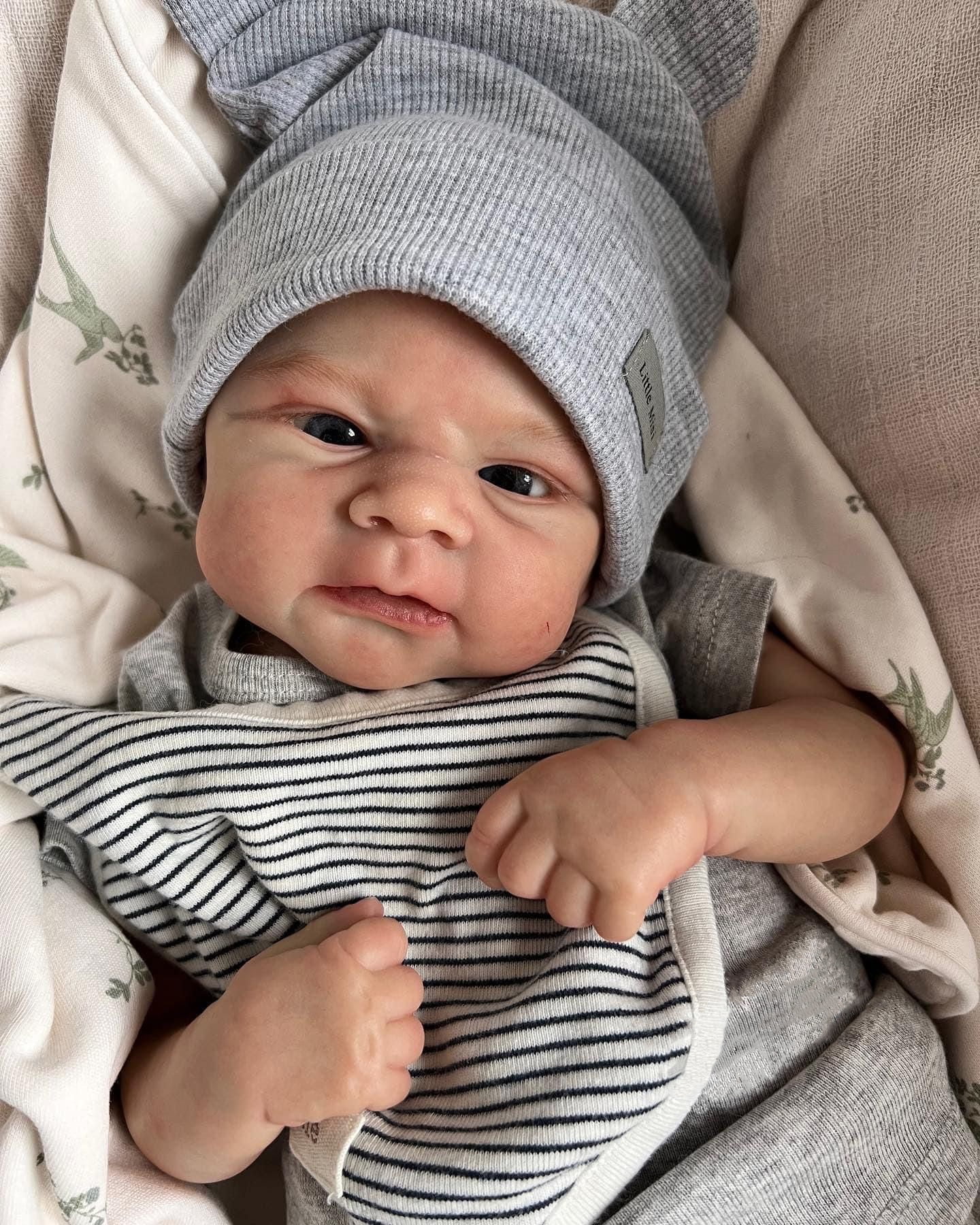 Adorable Reborn Baby Dolls - 17-inch Realistic Baby Doll Cloth Body ...